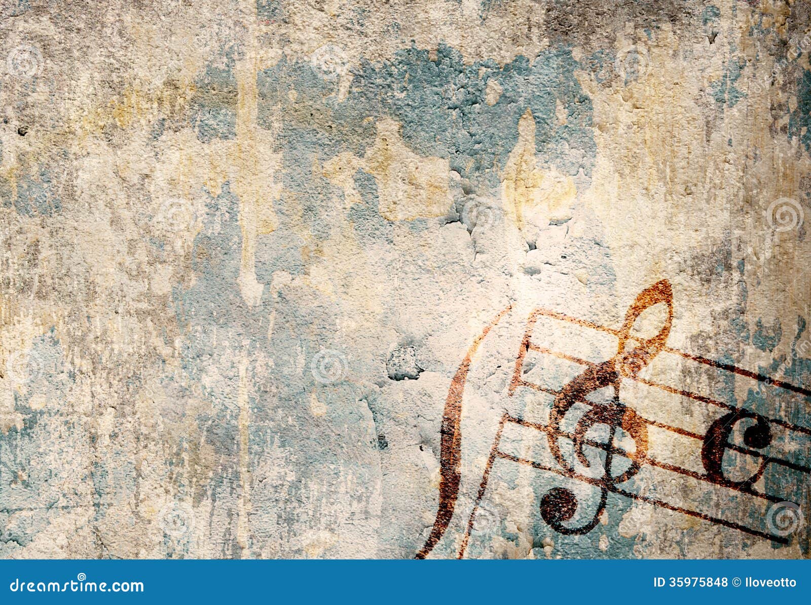 Grunge Melody Textures Stock Photo | CartoonDealer.com #35975886