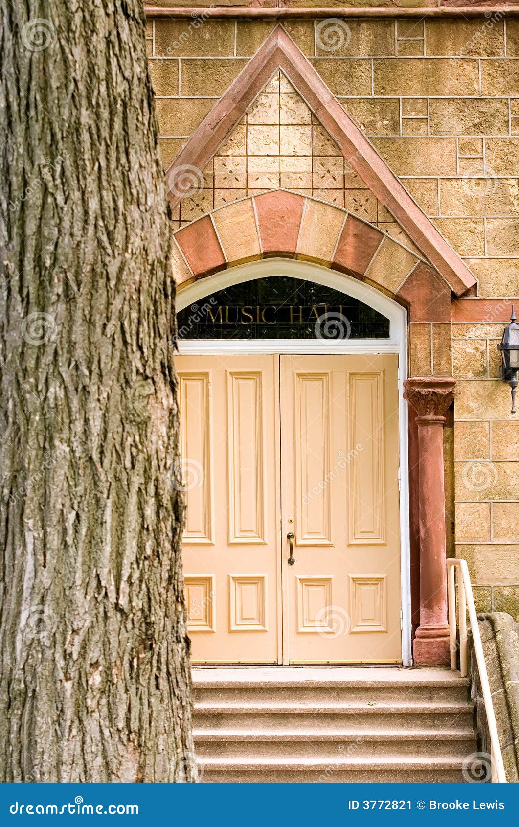 Music Hall stock image. Image of hall, music, doors, exterior - 3772821