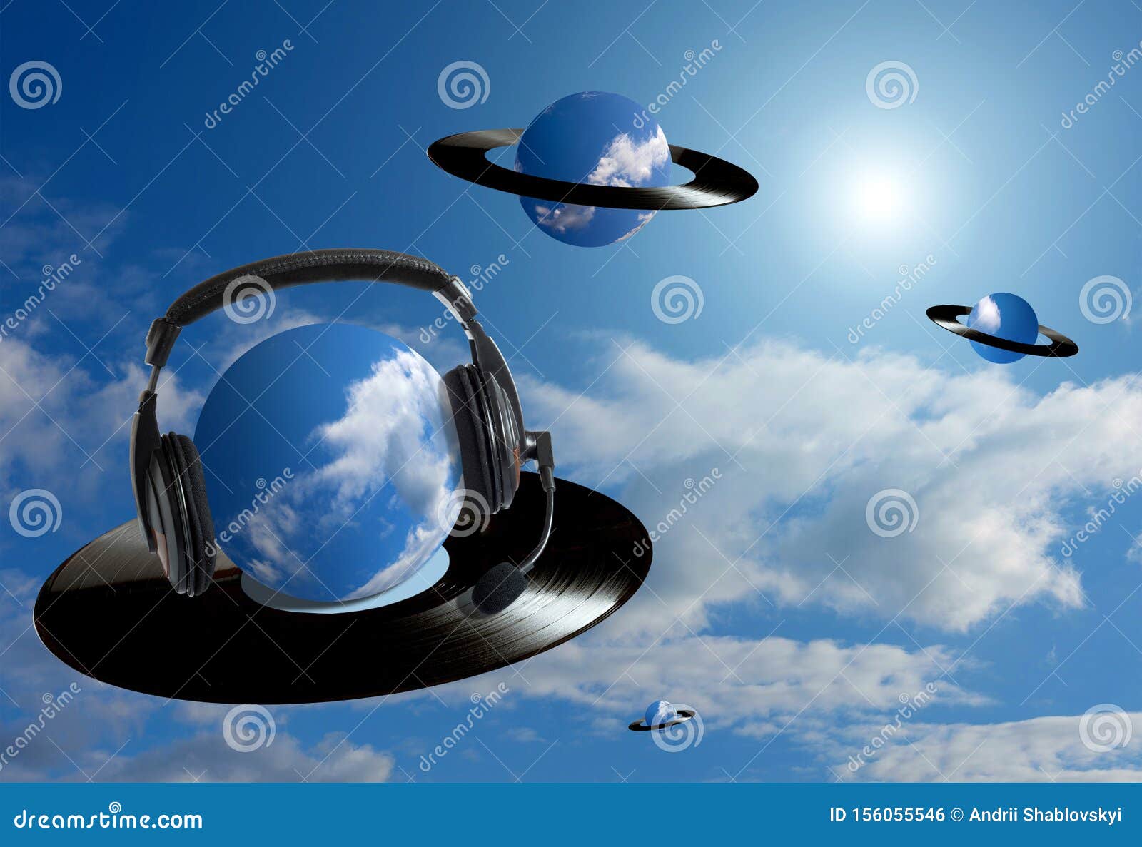 Music Has Embraced the Universe, Music between the Sky and Clouds. a ...