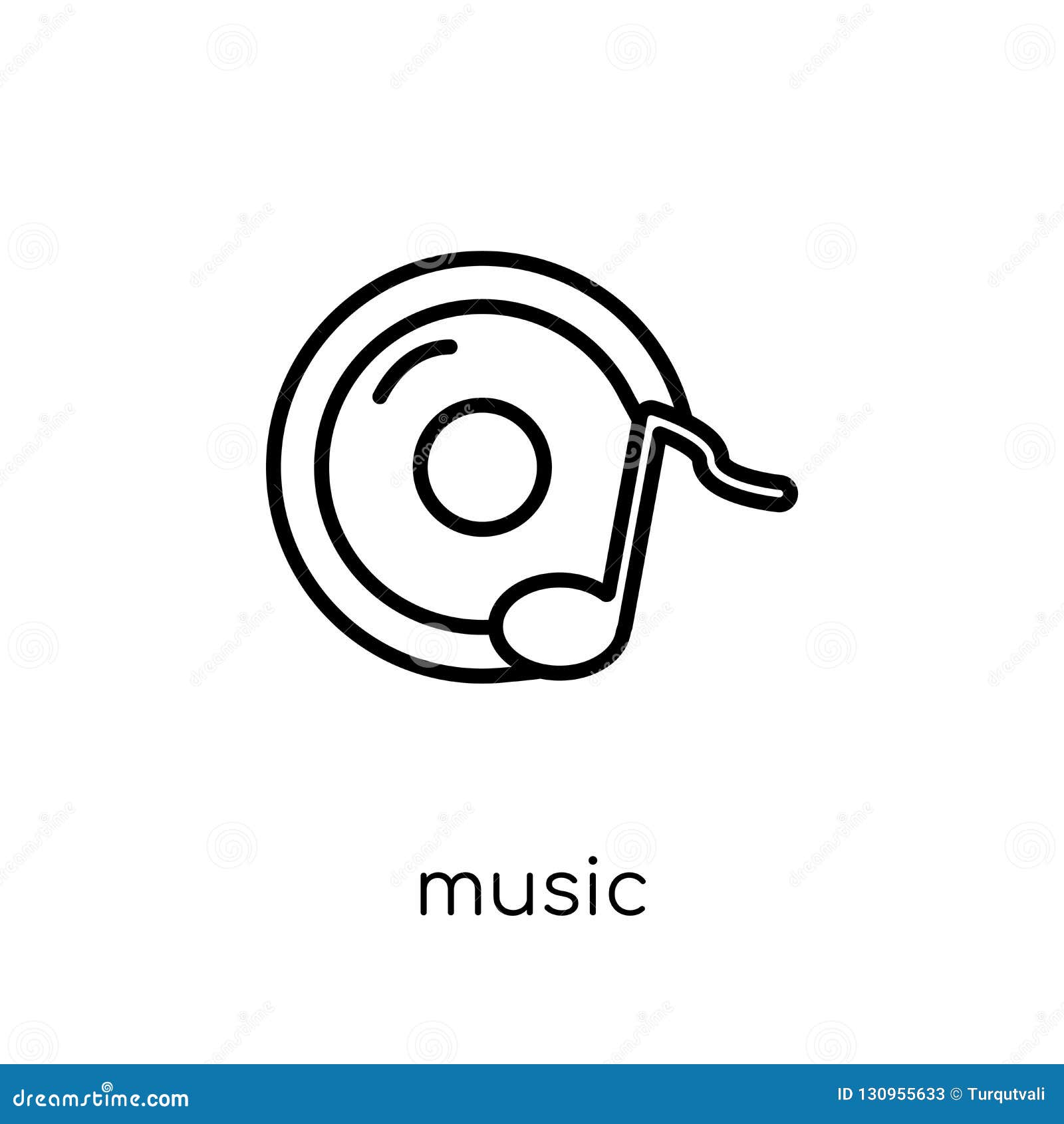 Music Icon from Collection. Stock Vector - Illustration of graphic ...
