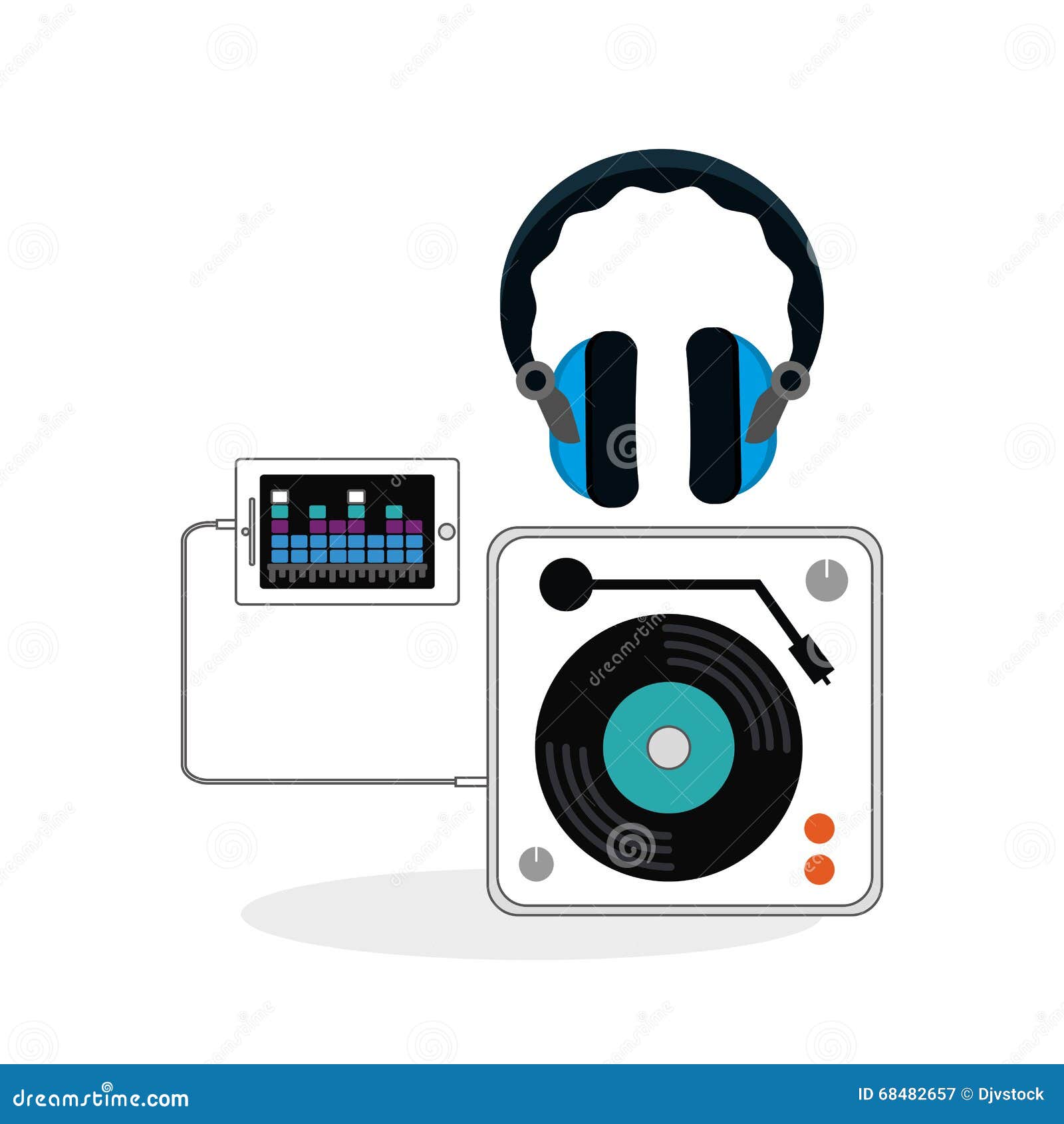 Music icon design stock vector. Illustration of studio - 68482657