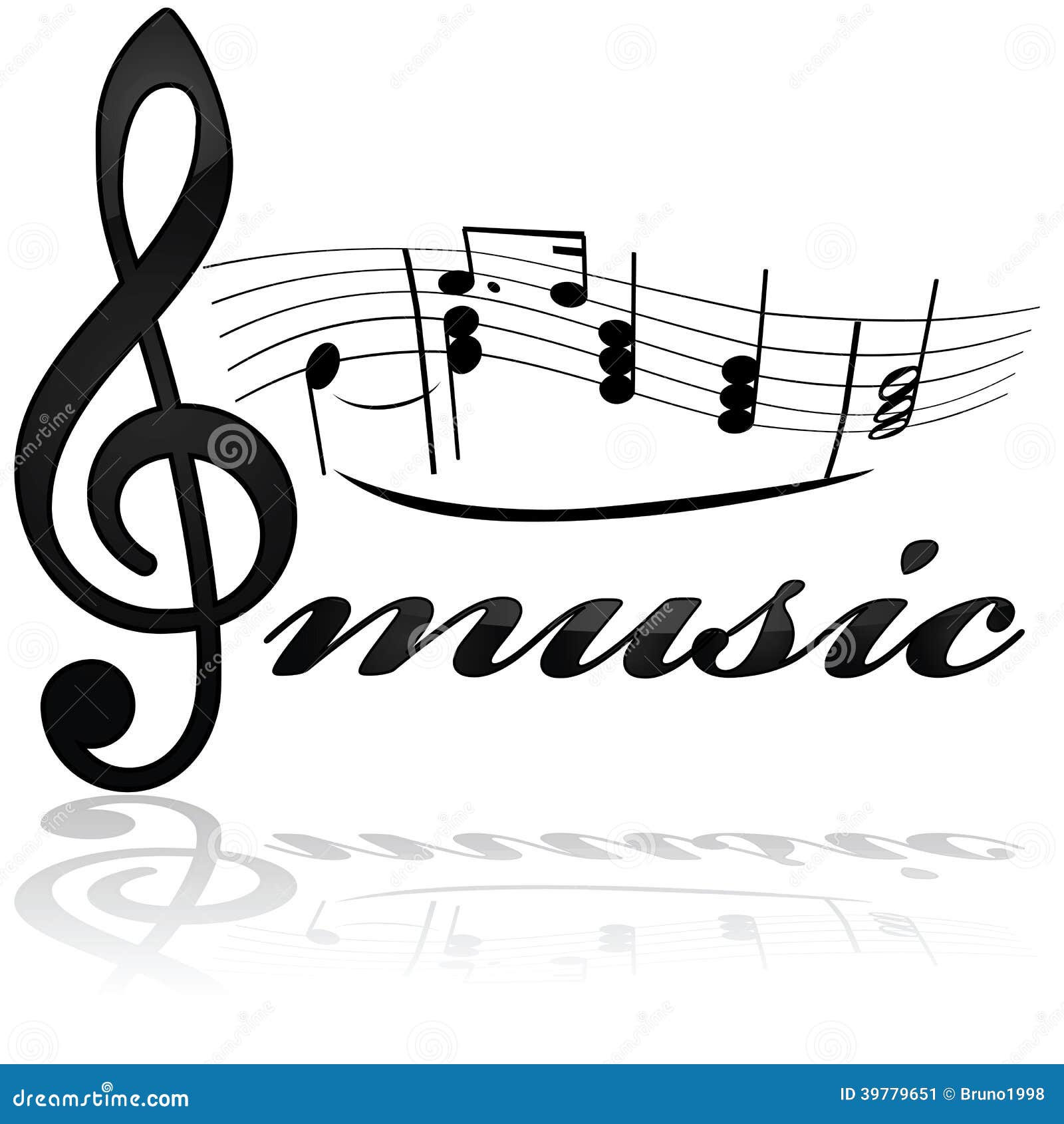 Music icon stock vector. Illustration of melody, light - 39779651