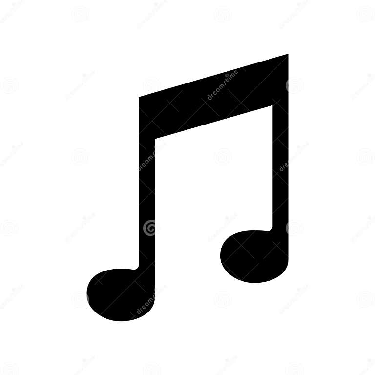 Note Designation. Black and White Vector Image. Stock Vector ...