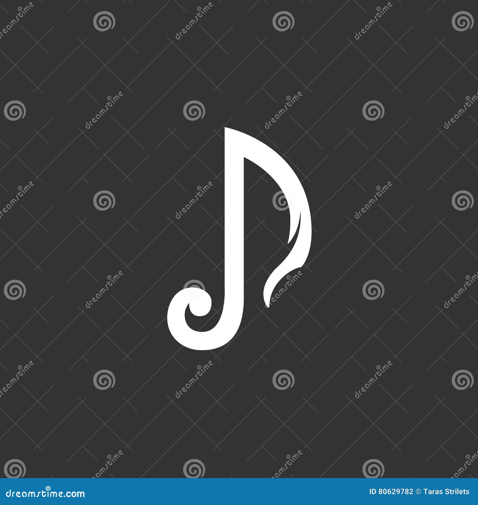 Music Icon. Vector Logo Element for Template Stock Vector ...