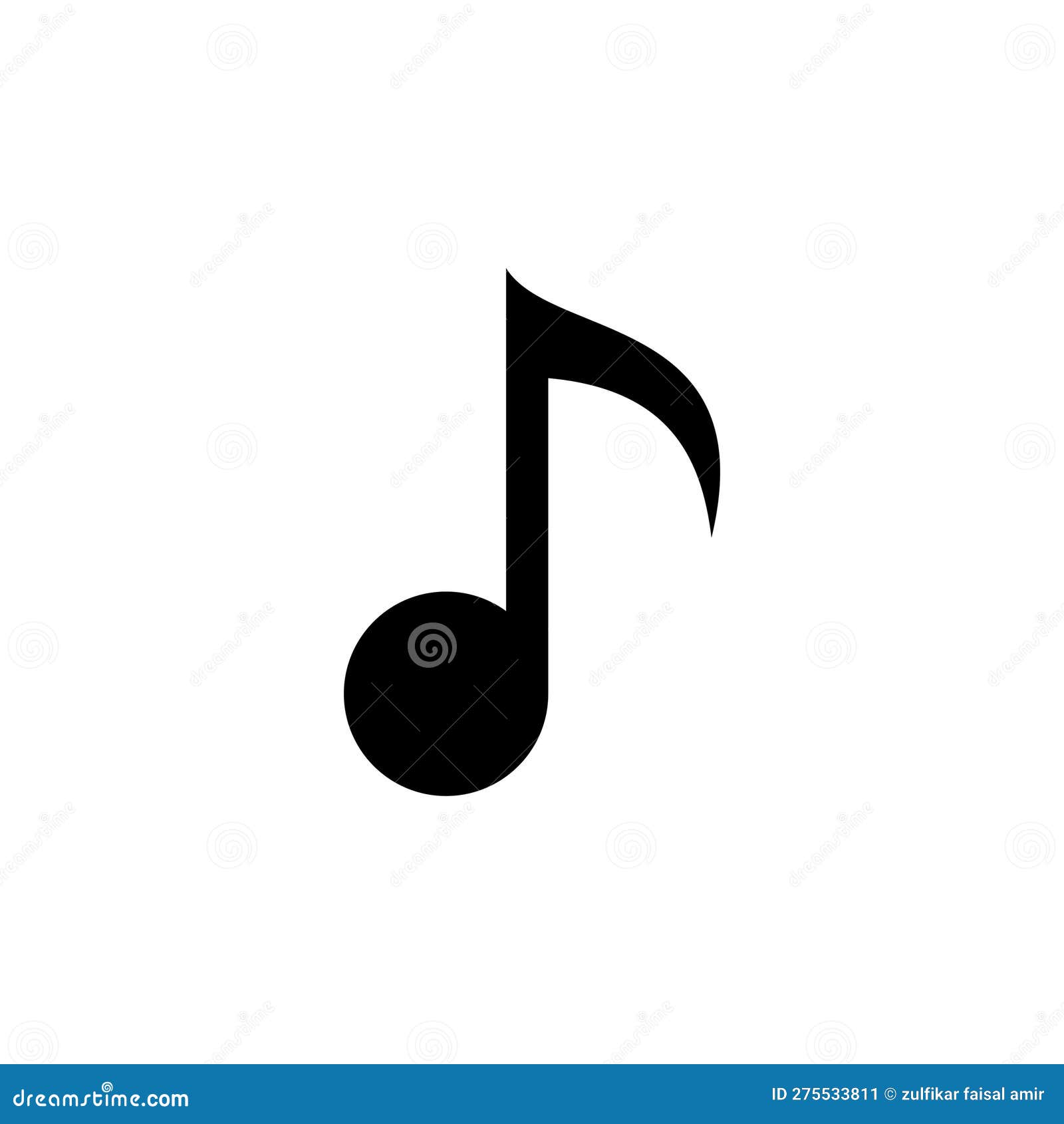 Music Icon. Note Music Icon Vector Stock Vector - Illustration of sheet ...