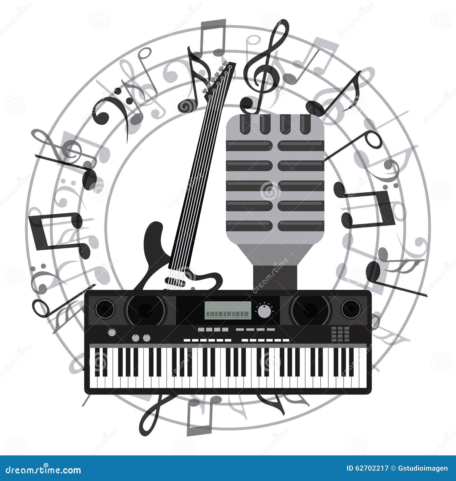 Music icons design stock vector. Illustration of music - 62702217