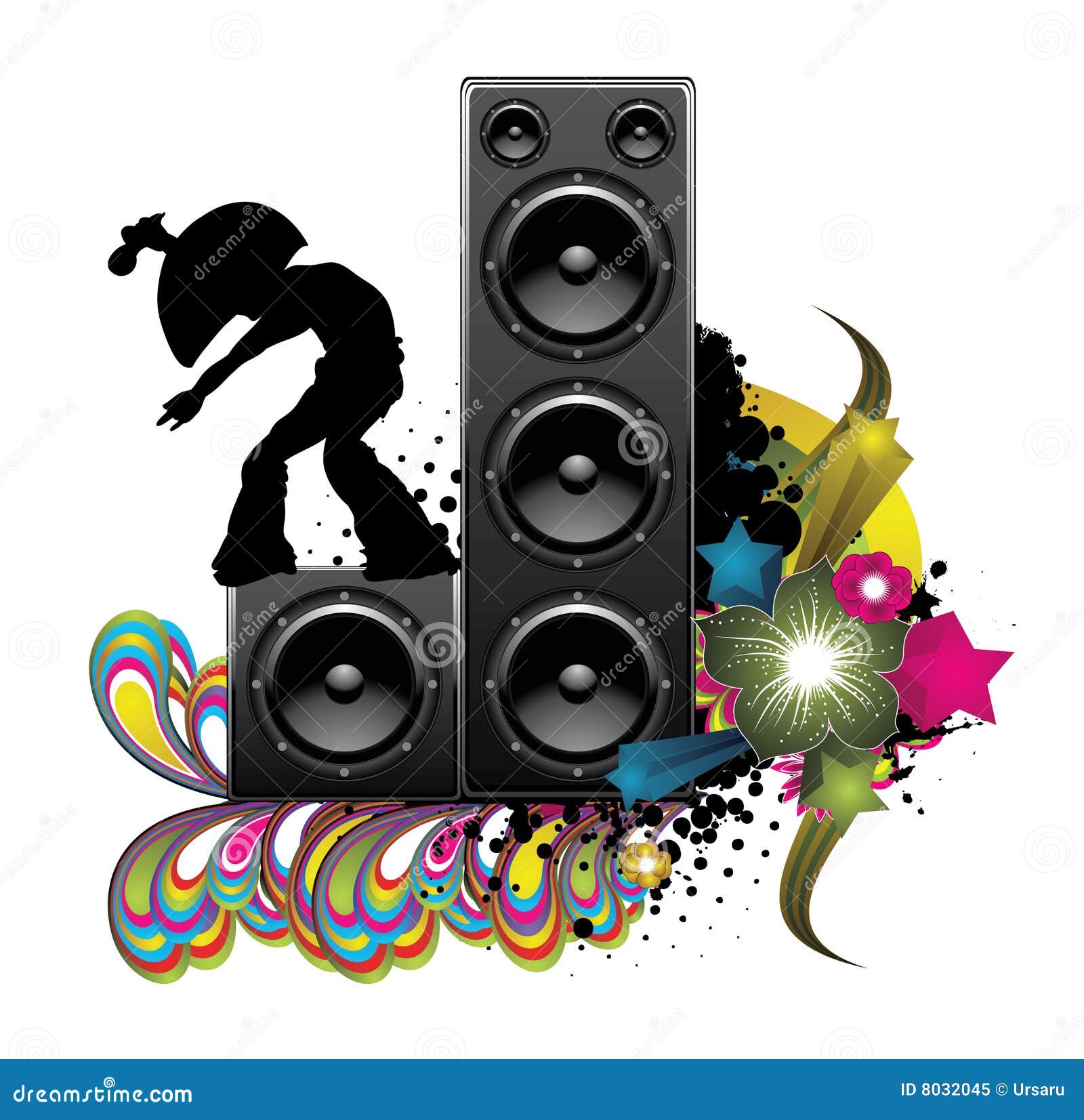 Music illustration stock illustration. Illustration of artwork - 8032045
