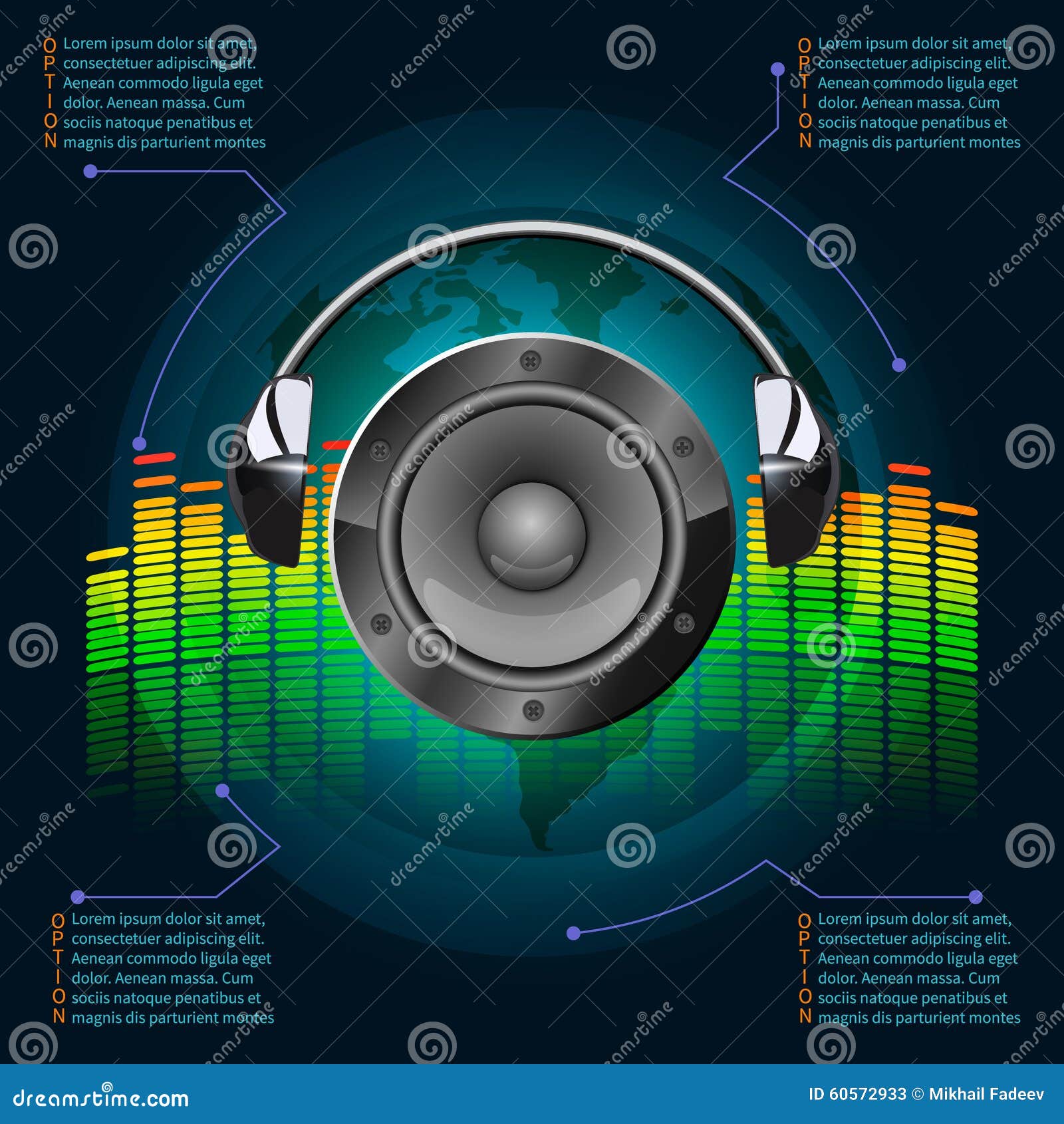 Music infographics stock vector. Illustration of label - 60572933