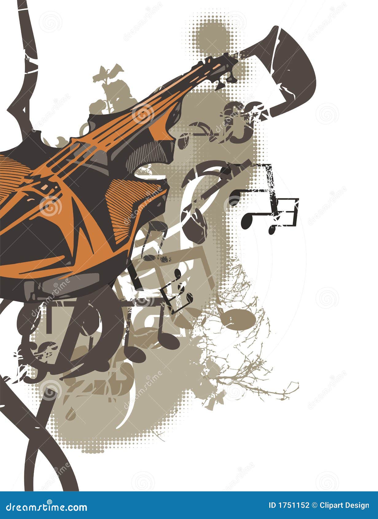 Music Instrument Background Stock Vector - Illustration of melodist ...