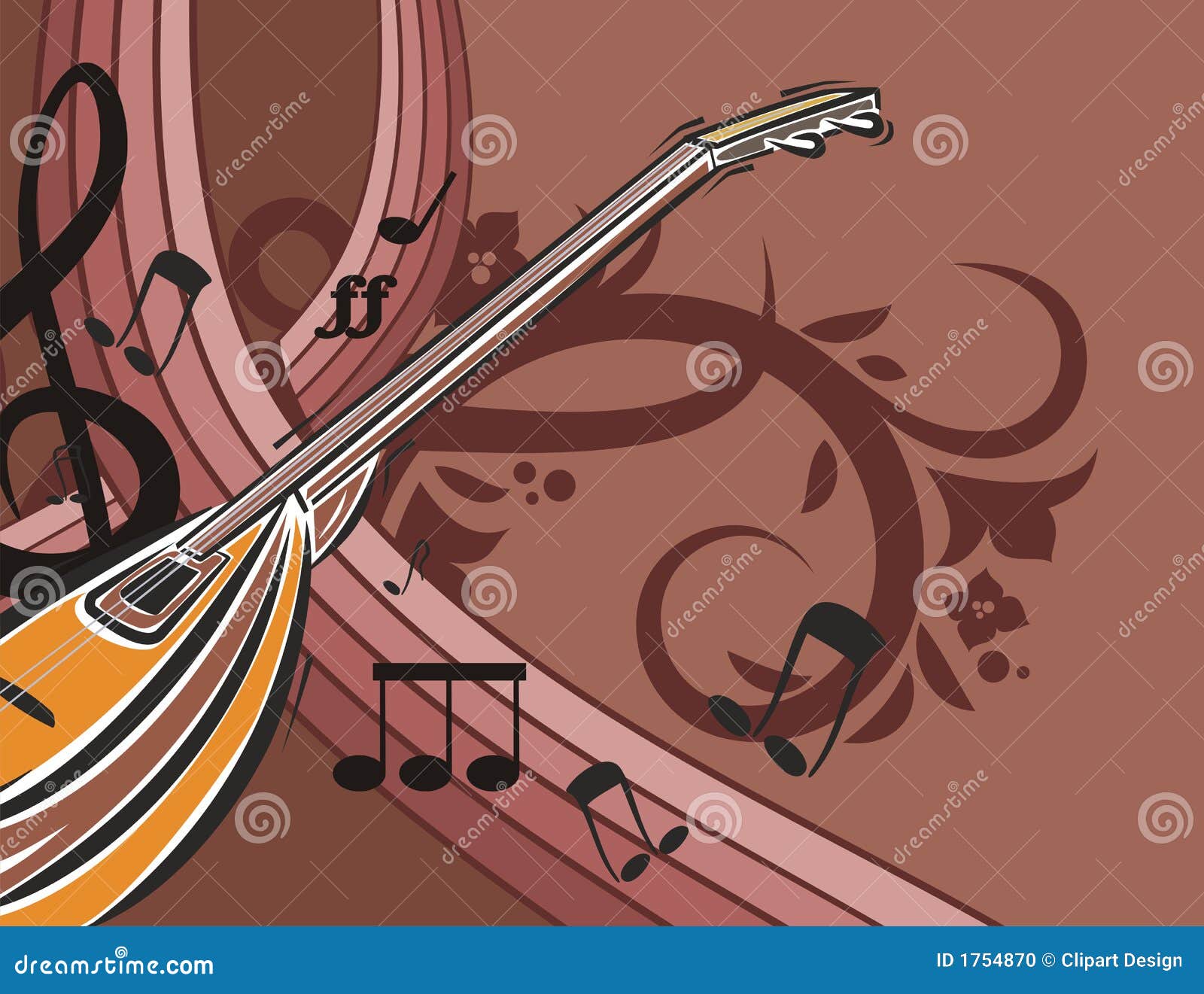 Music Instrument Background Stock Vector - Illustration of concept ...