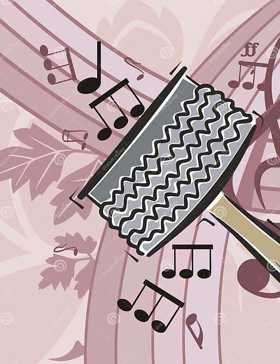 Music Instrument Background Stock Vector - Illustration of salsa, music ...
