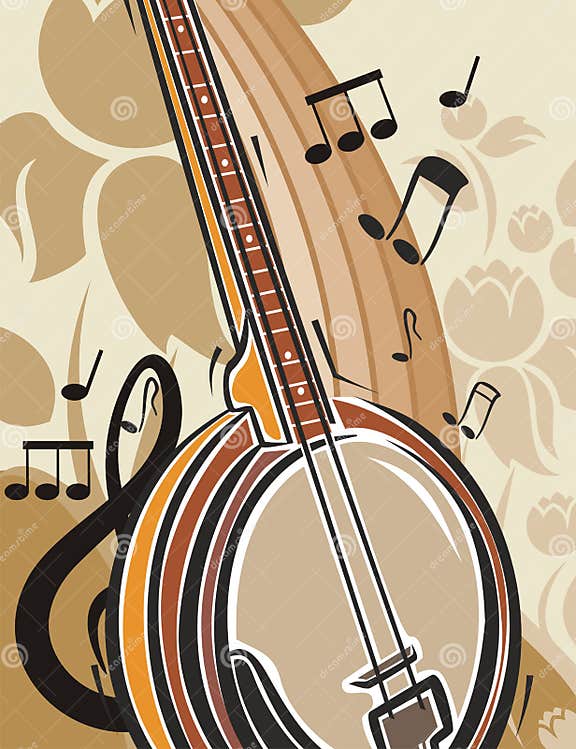 Music Instrument Background Stock Vector - Illustration of decoration ...