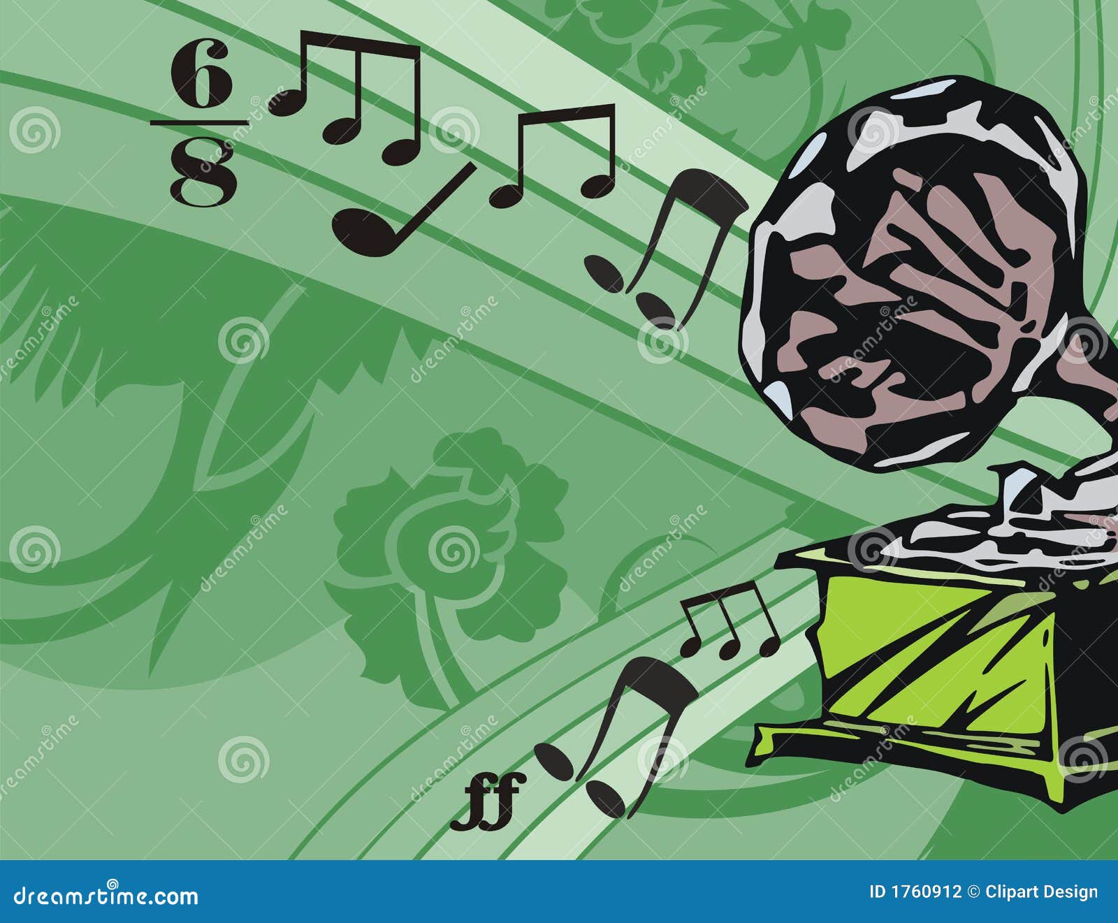 Music Instrument Background Stock Vector - Illustration of music, brass ...