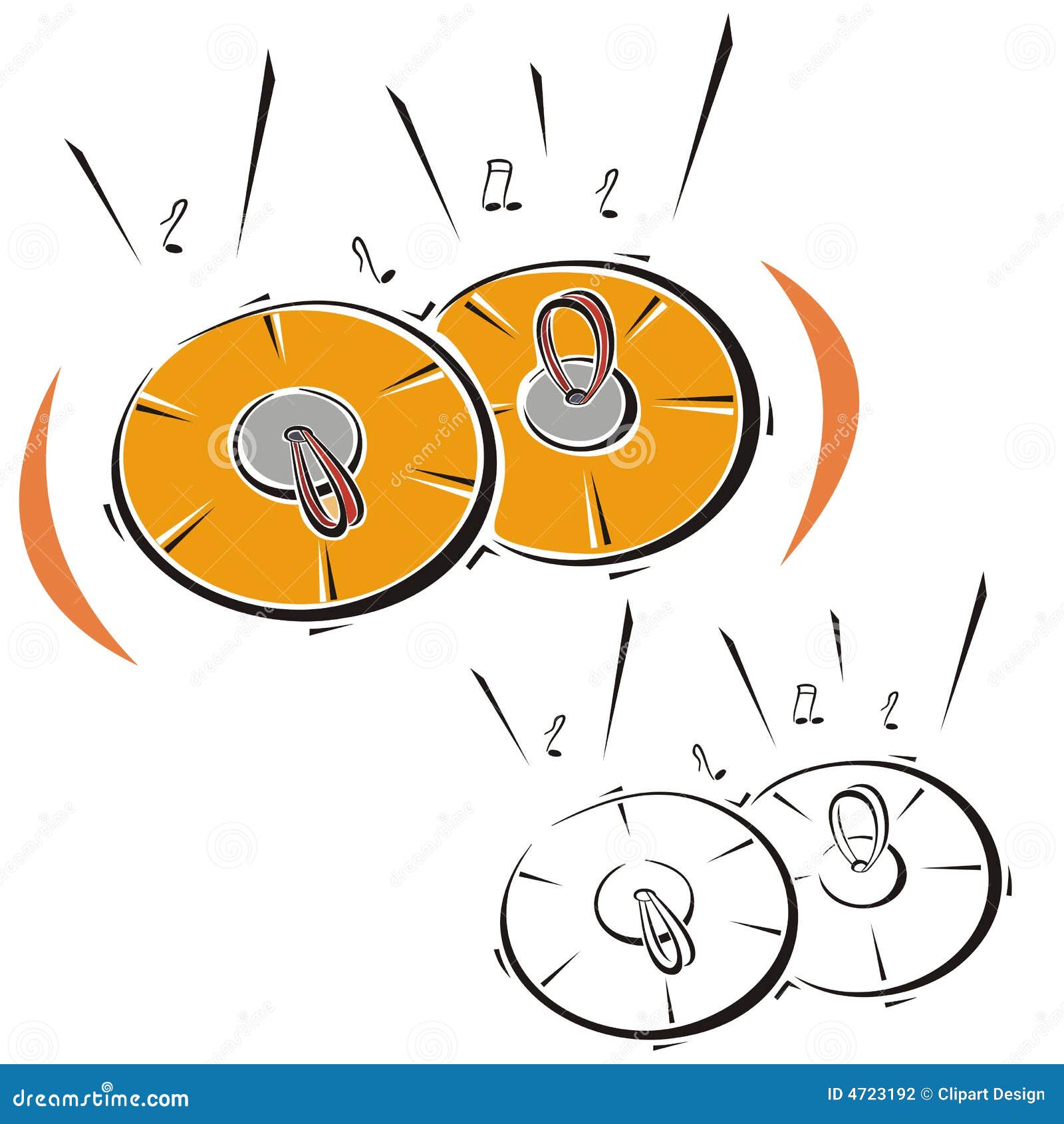 Crash Cymbals Clipart
