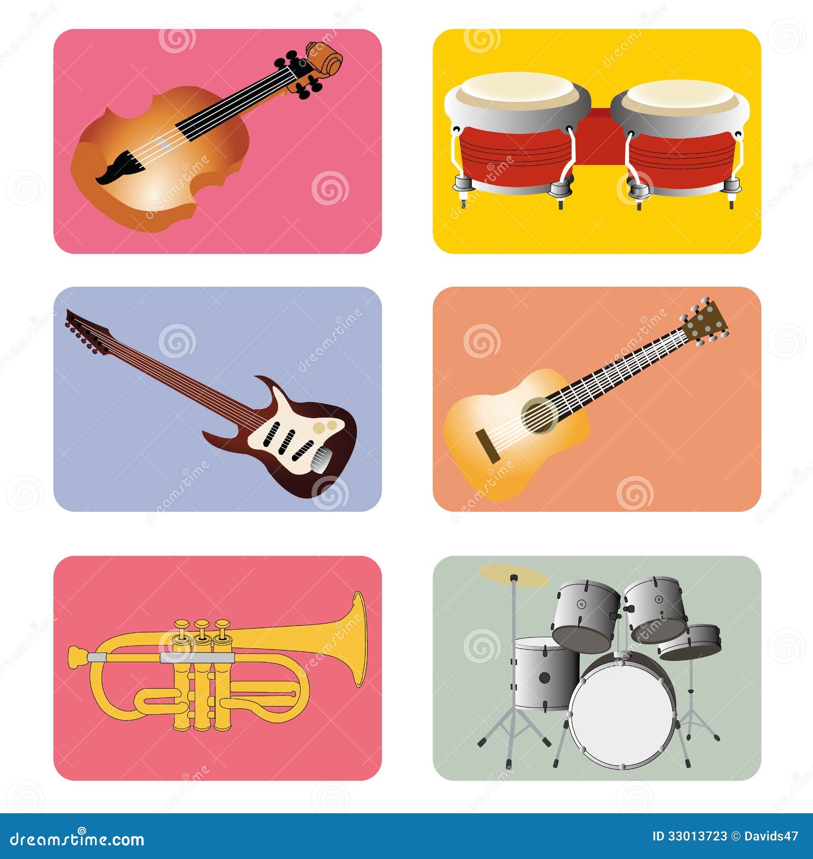 Music instruments stock vector. Illustration of sign - 33013723