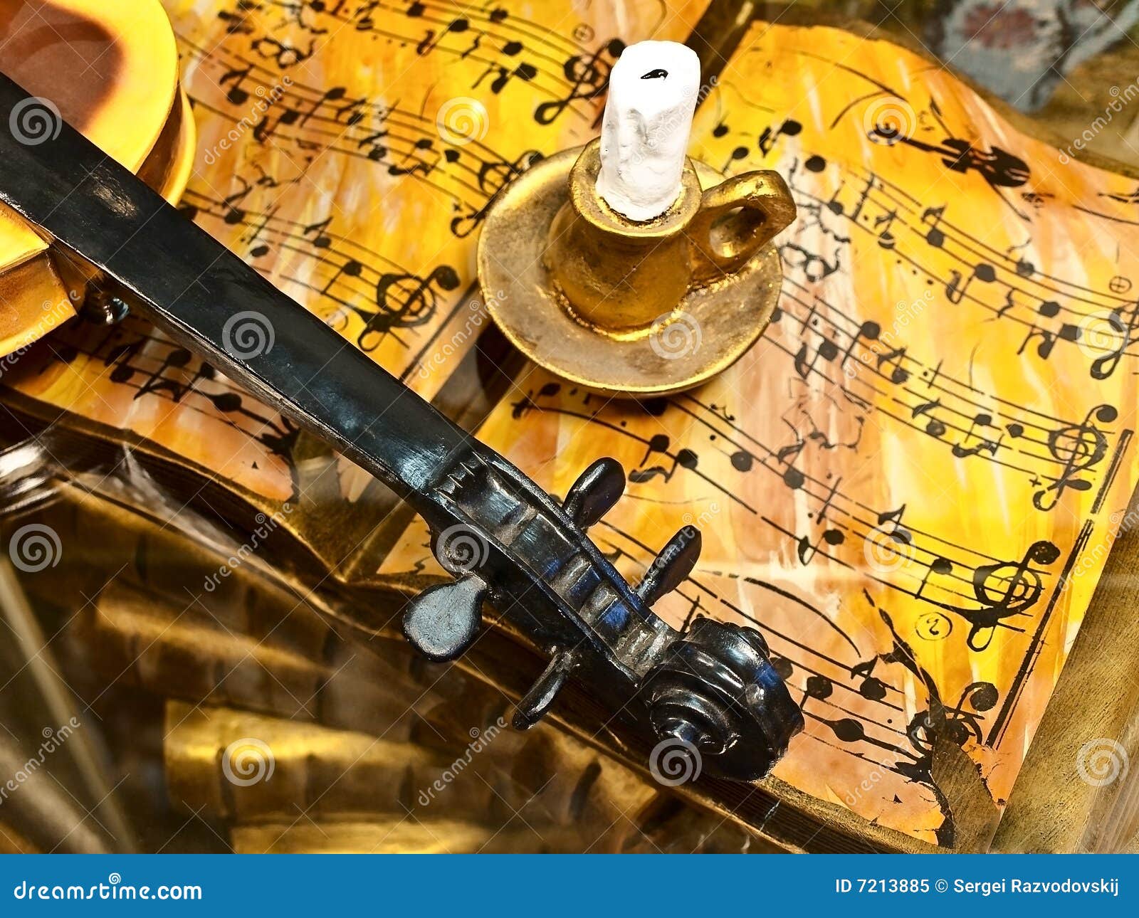 Music Interior in Old Style Stock Image - Image of musical, note: 7213885