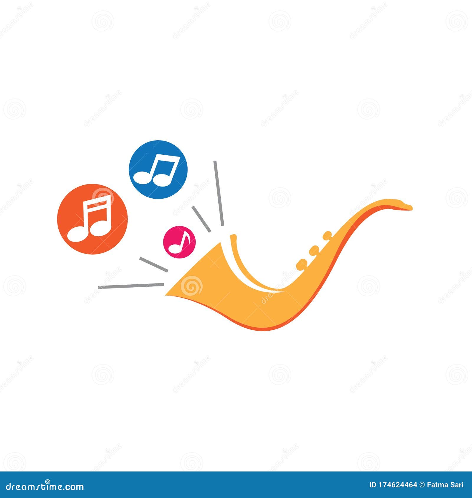 Music jazz logo icon stock vector. Illustration of black - 174624464