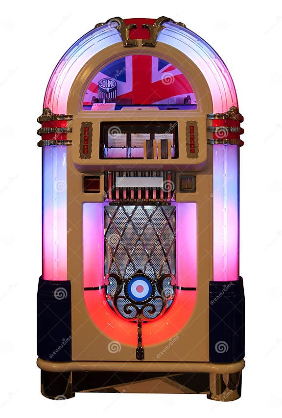 Music Jukebox stock photo. Image of music, 1950s, juke - 23064900