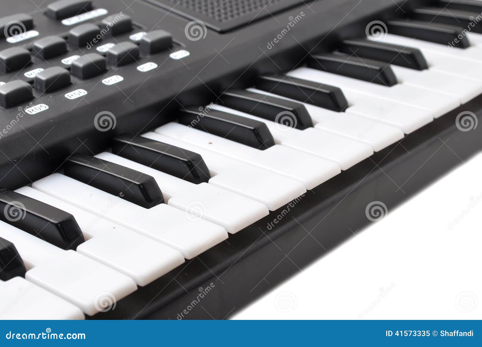 Music keyboard keys stock image. Image of listening, close - 41573335