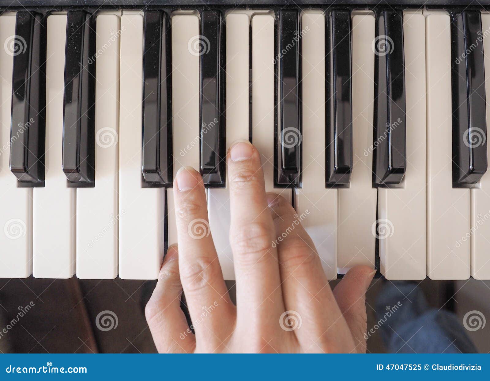 Music keyboard stock image. Image of playing, keys, keyboard - 47047525