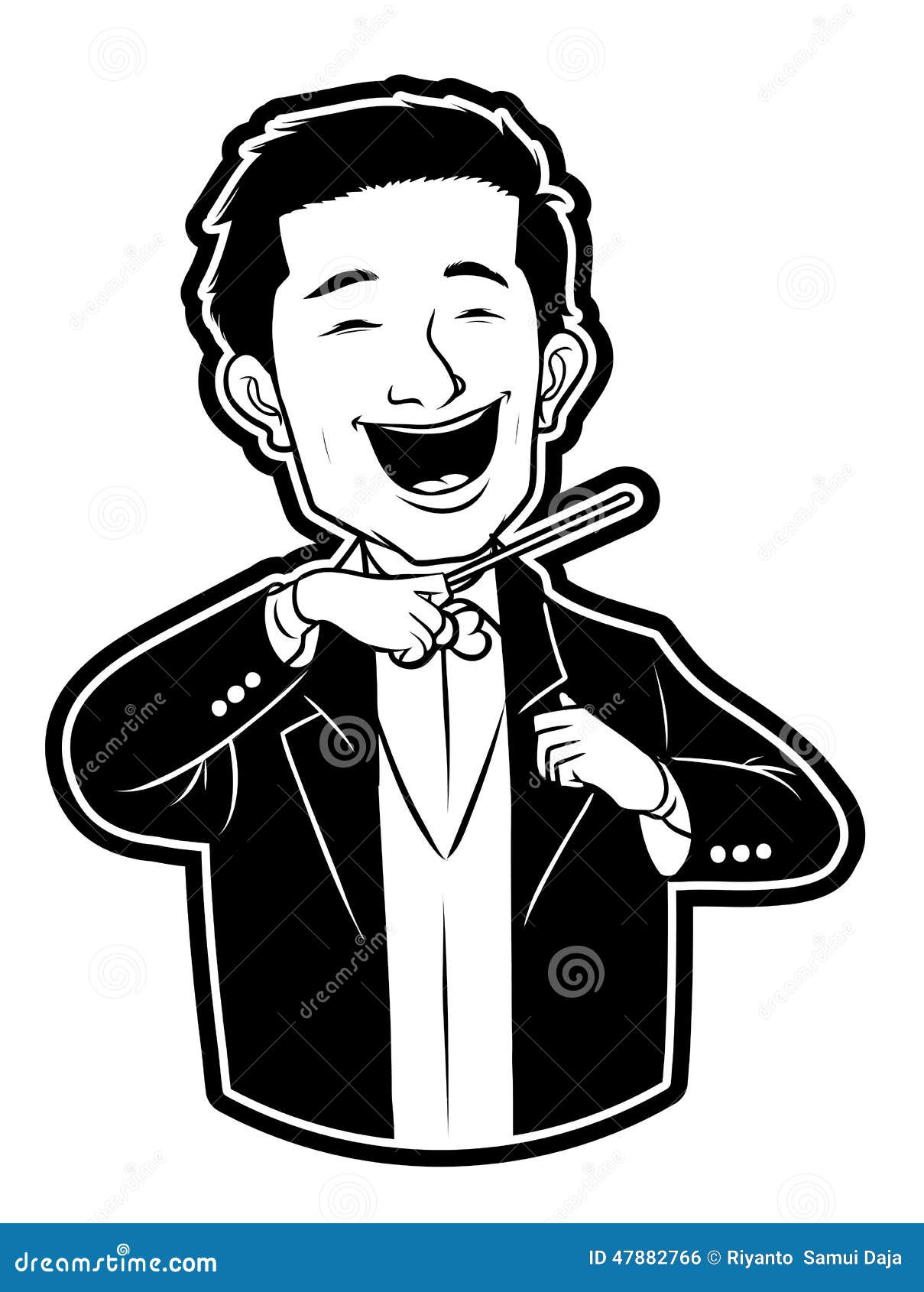 Music leader stock vector. Illustration of people, body - 47882766