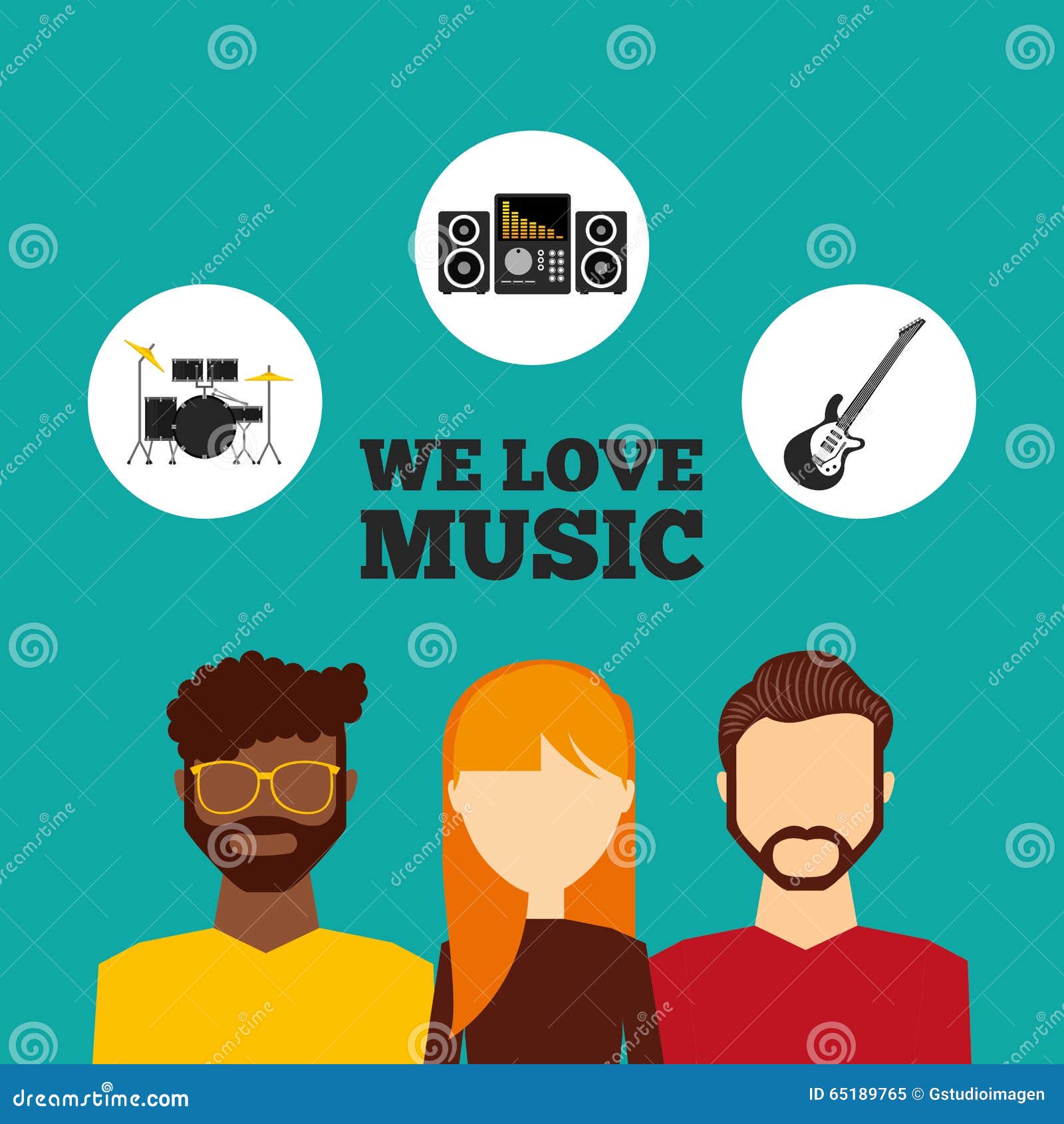 Music lifestyle design stock illustration. Illustration of equalizer ...