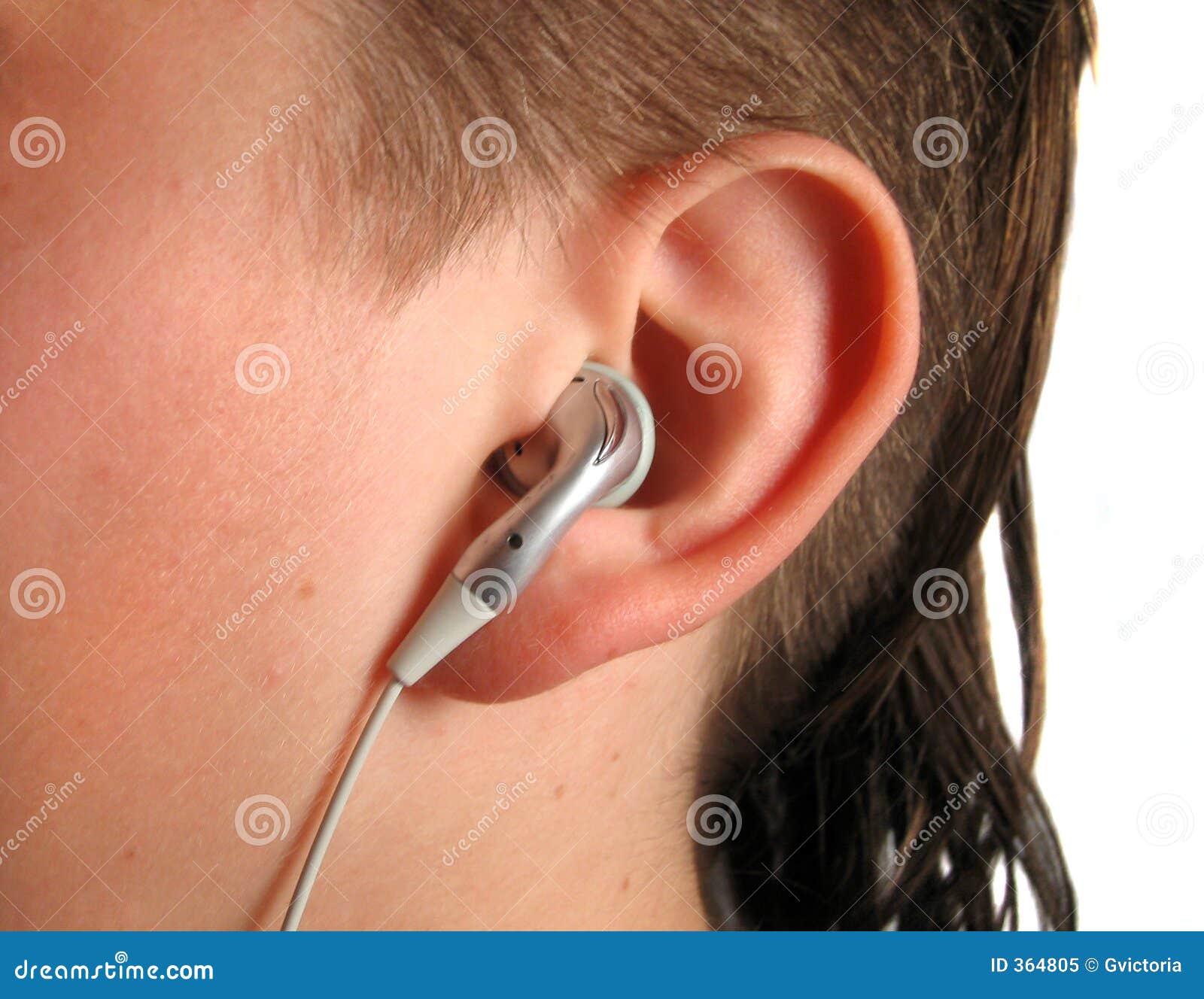 Music listener stock image. Image of sound, hear, listen - 364805