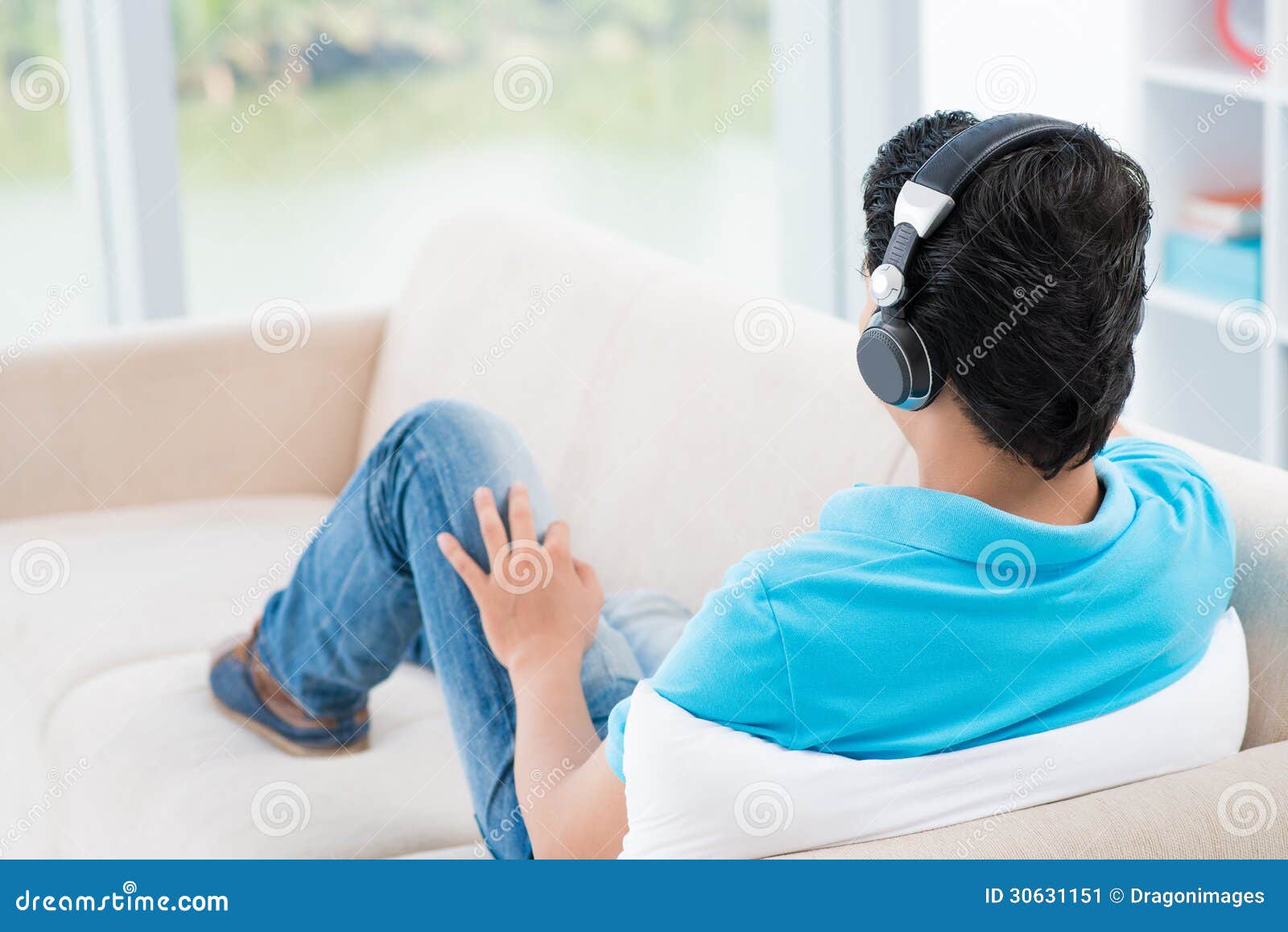 Music listener stock image. Image of alone, comfortable - 30631151