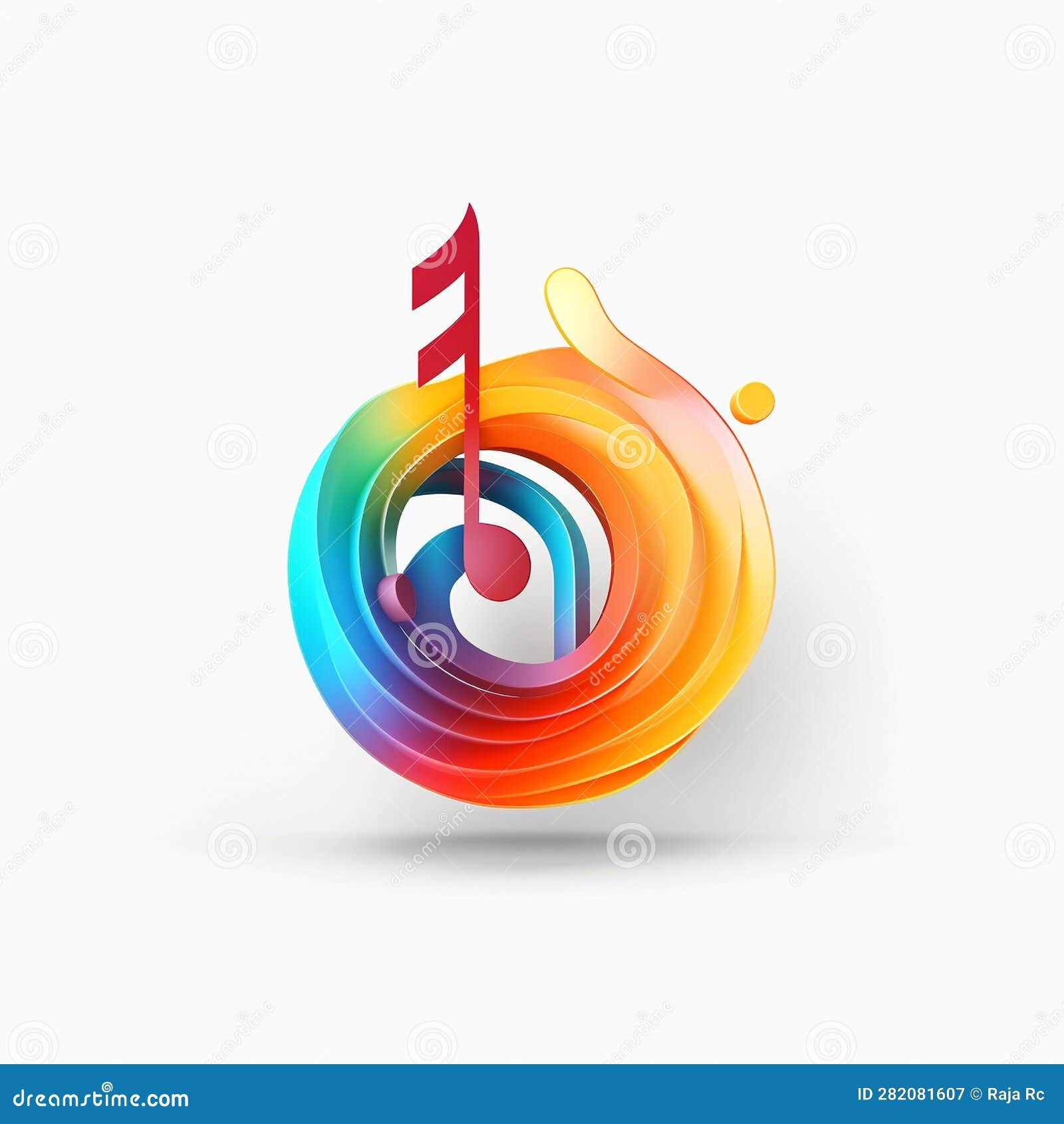 Music logo stock illustration. Illustration of music - 282081607