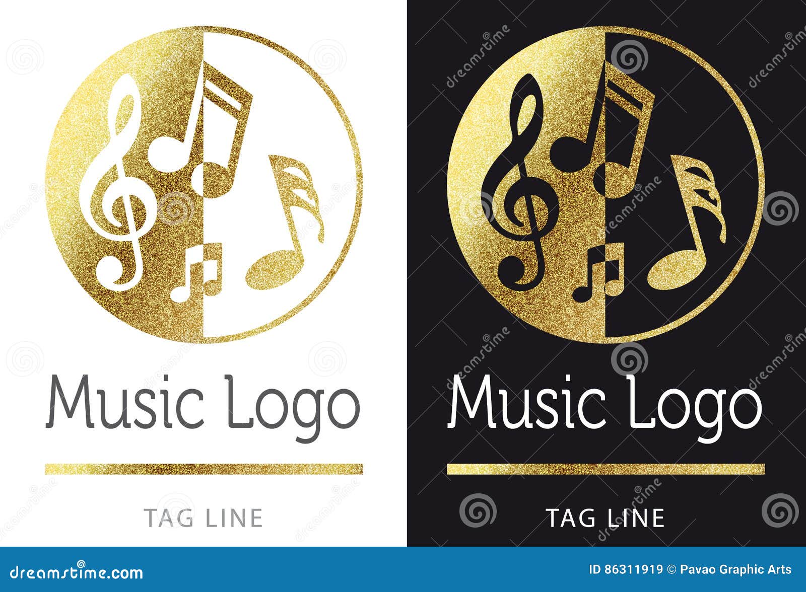 Music logo stock vector. Illustration of company, graphic - 86311919