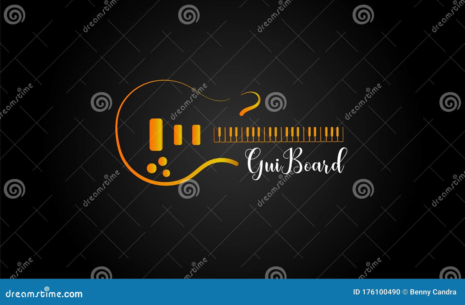 Basic RGB, Music Logo, Logo Guitar and Logo Keyboard (piano Stock ...
