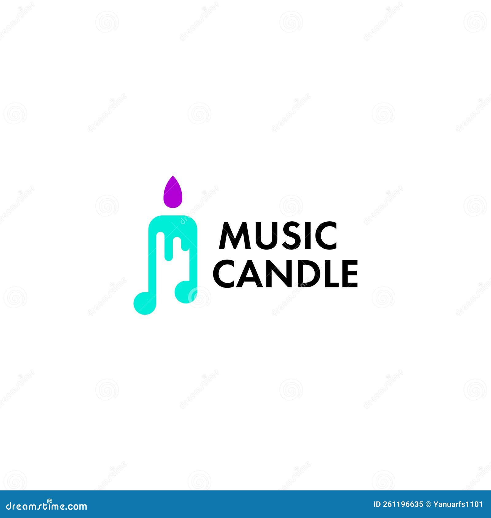 Music Logo Design Concept Vector Stock Illustration - Illustration of ...