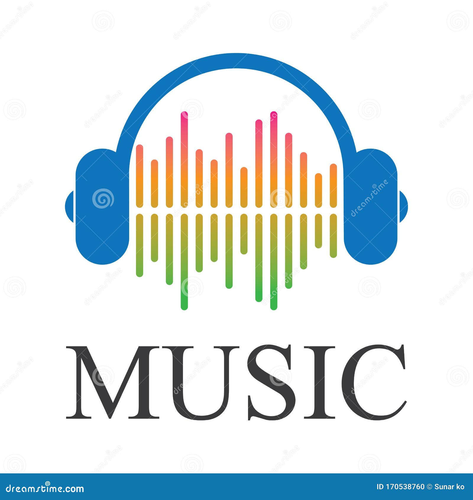 Music Logo Icon Vector Design Illustration Template Stock Vector ... Music Logo Icon Vector Design Illustration Template Stock Vector ...