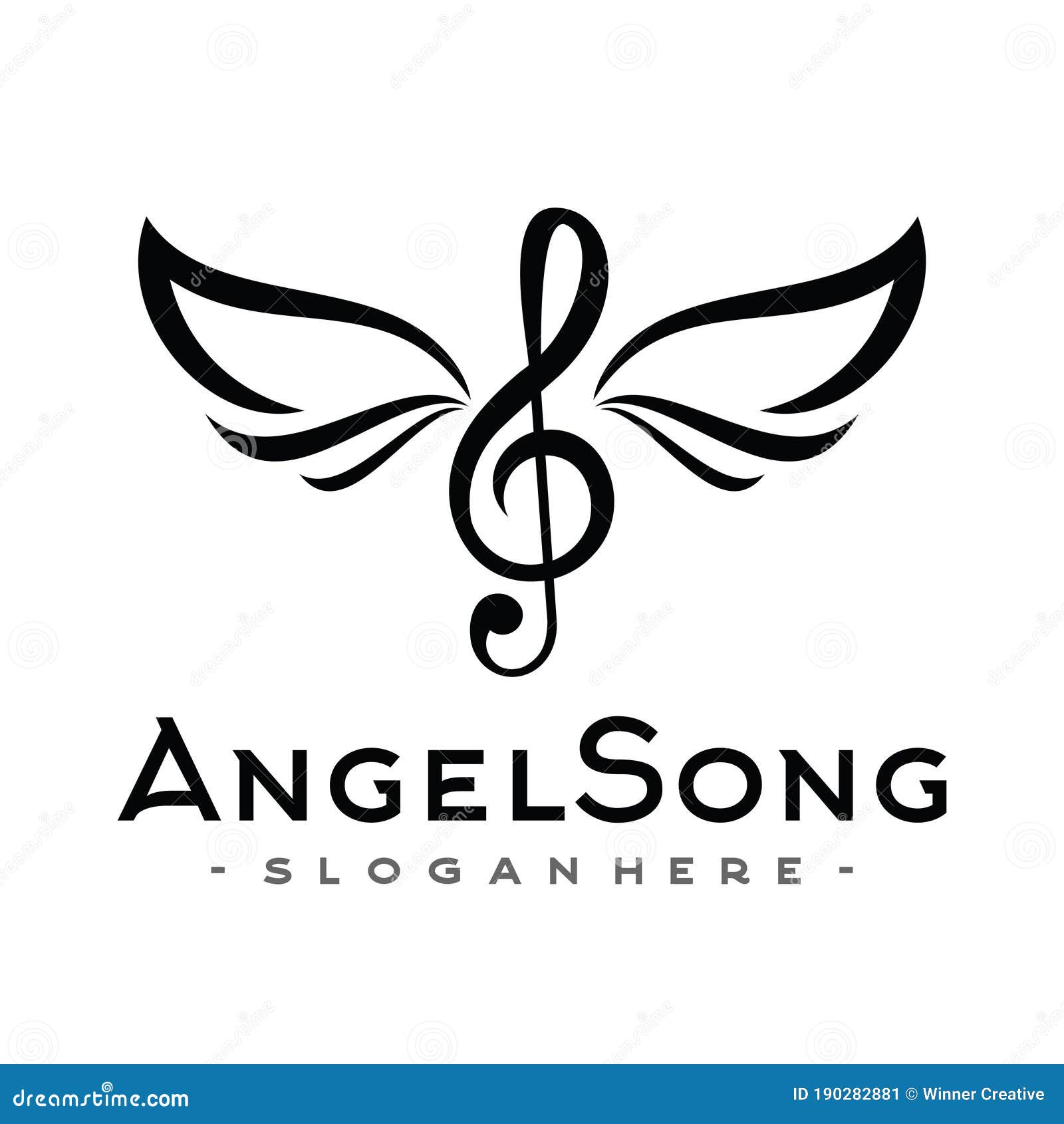 Music Logo, Singer, Choir Logo Design Inspiration Stock Vector ...