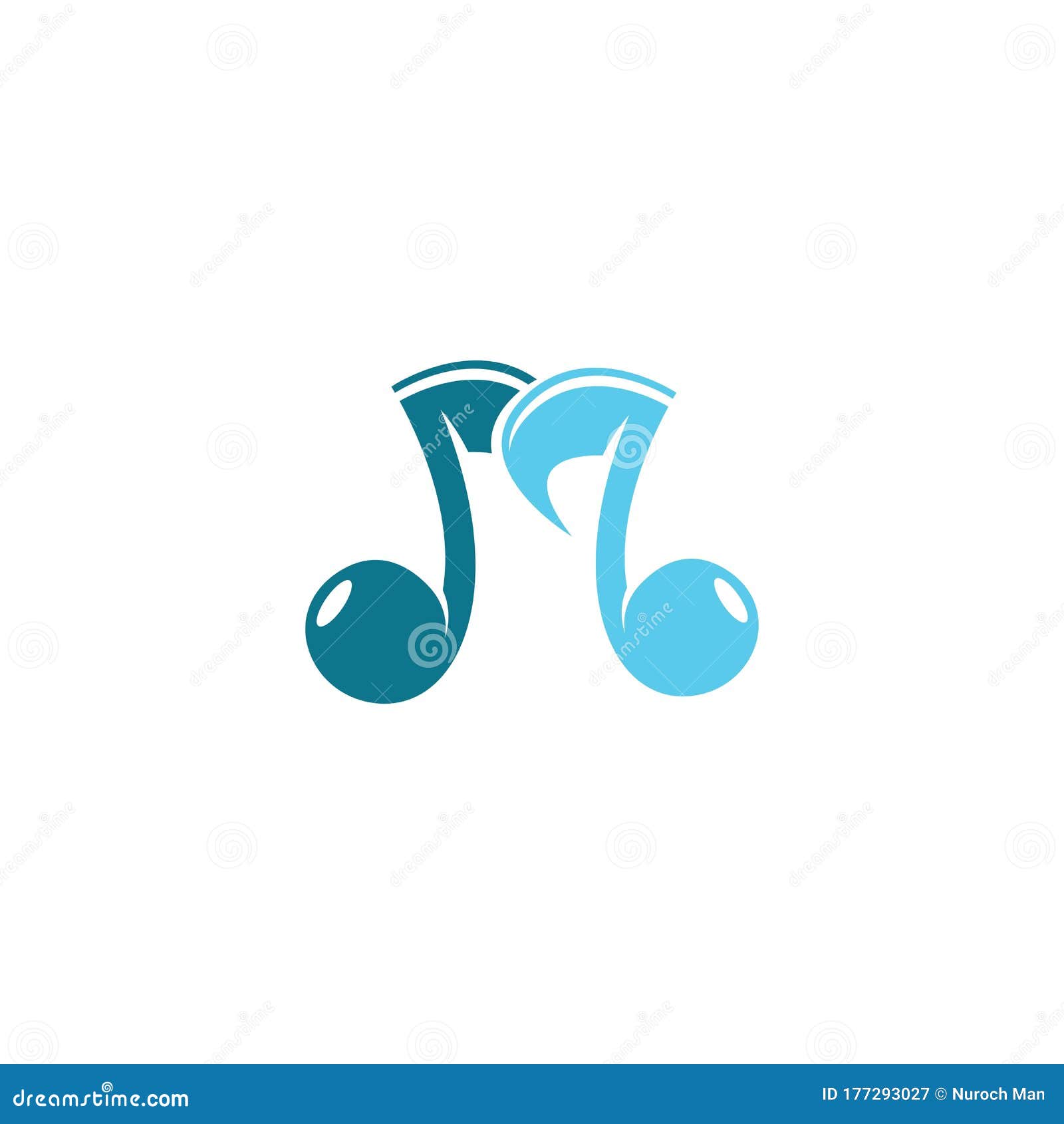 Music Logo Symbol Icon Template. Stock Vector - Illustration of website ...