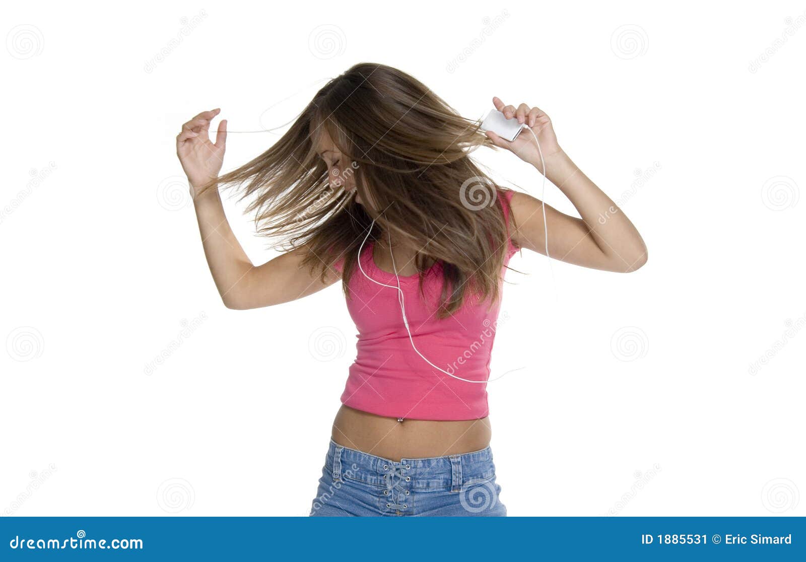 Music lover stock image. Image of hair, long, colorful - 1885531