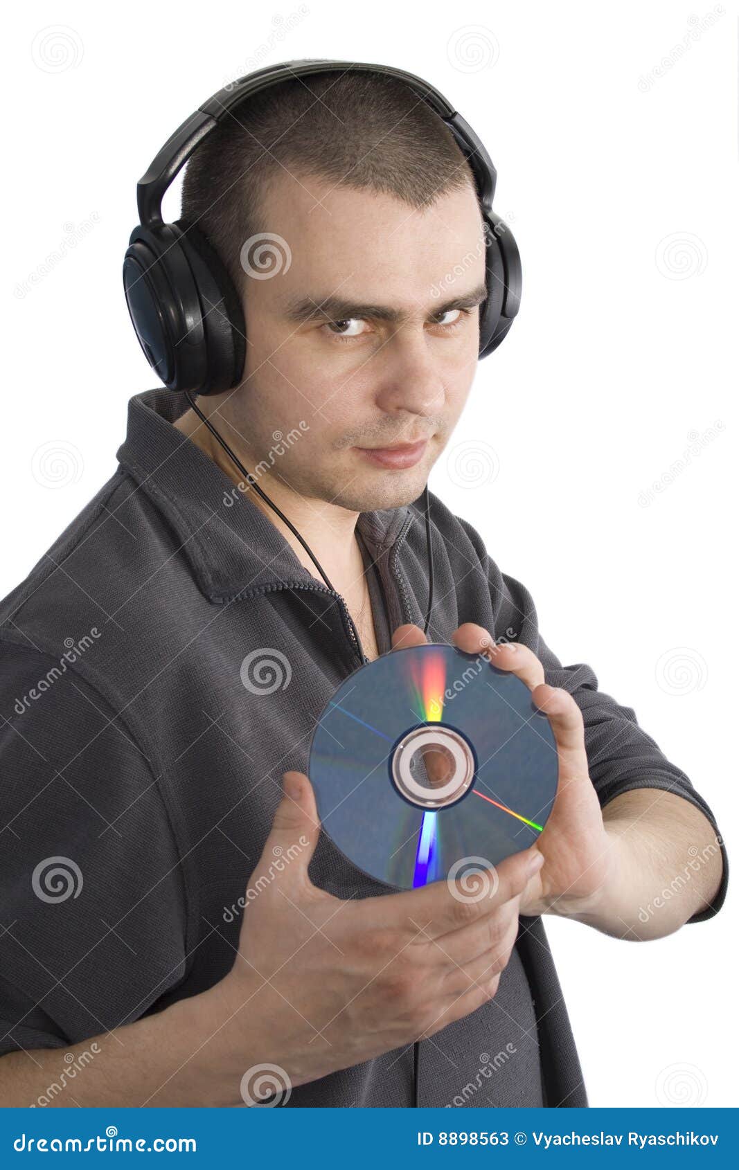 Music man stock image. Image of headphones, enjoyment - 8898563