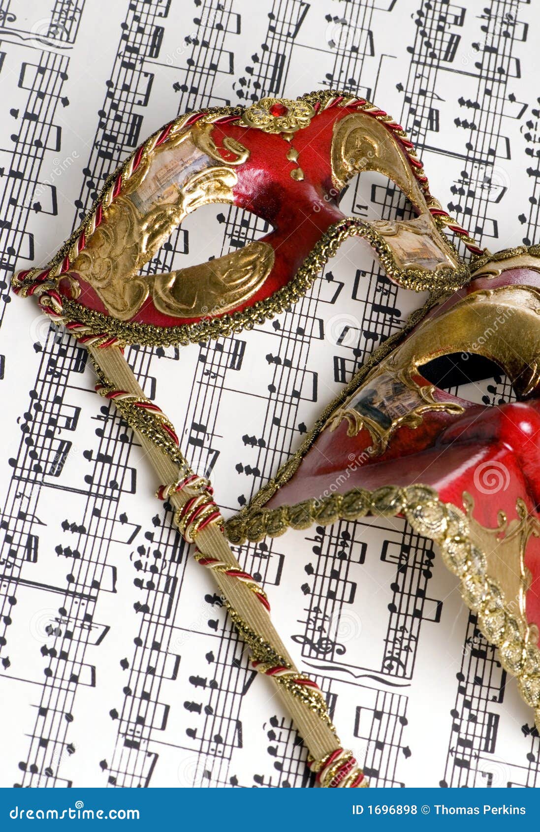 Music Mask 1 stock photo. Image of paper, painted, aged - 1696898