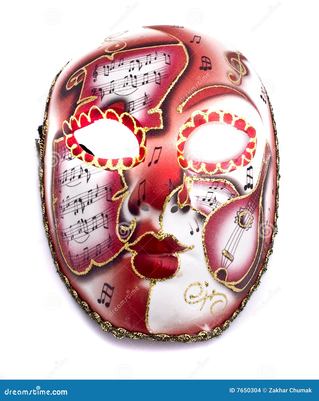 Music Mask Stock Images - Image: 7650304