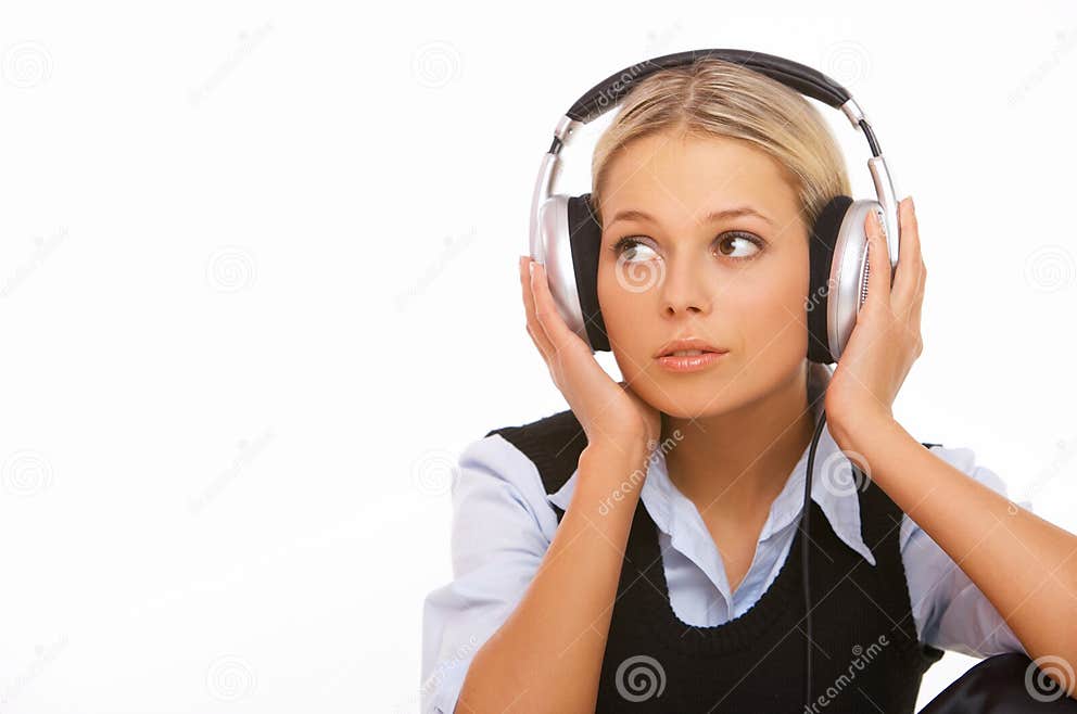 Music and me stock image. Image of radio, adorable, wellbeing - 4573373