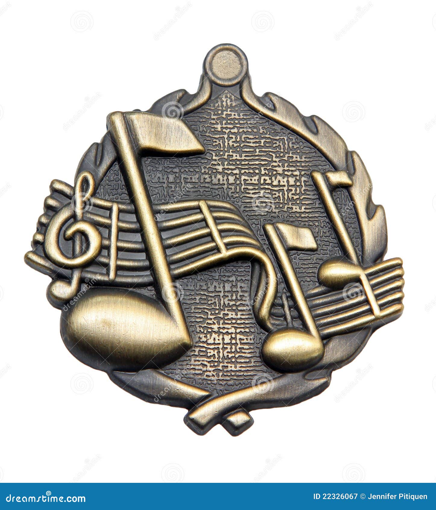 Music Medallion stock image. Image of medallion, insignia - 22326067