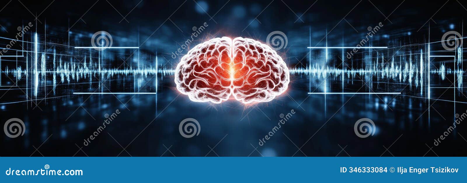 Music And Memory Artistic Brainwaves Unleashed, Enchanting Visual Of ...