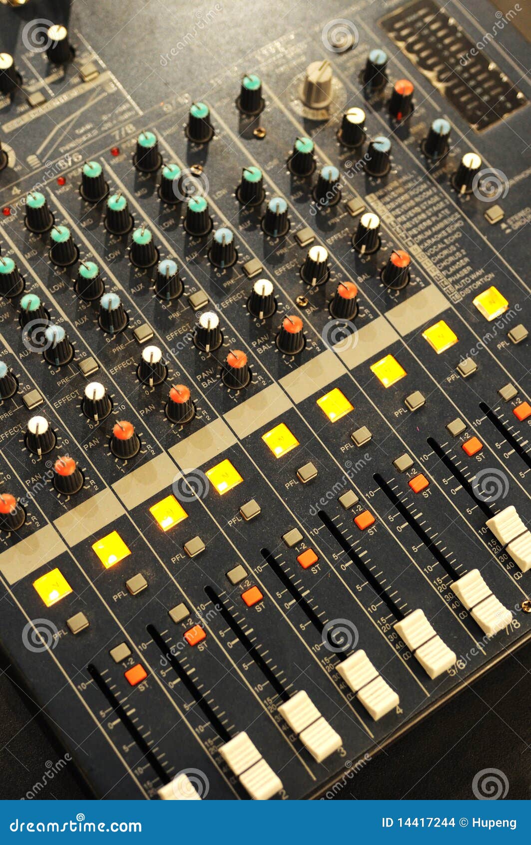 Music mixer stock photo. Image of disco, equalizer, complexity - 14417244