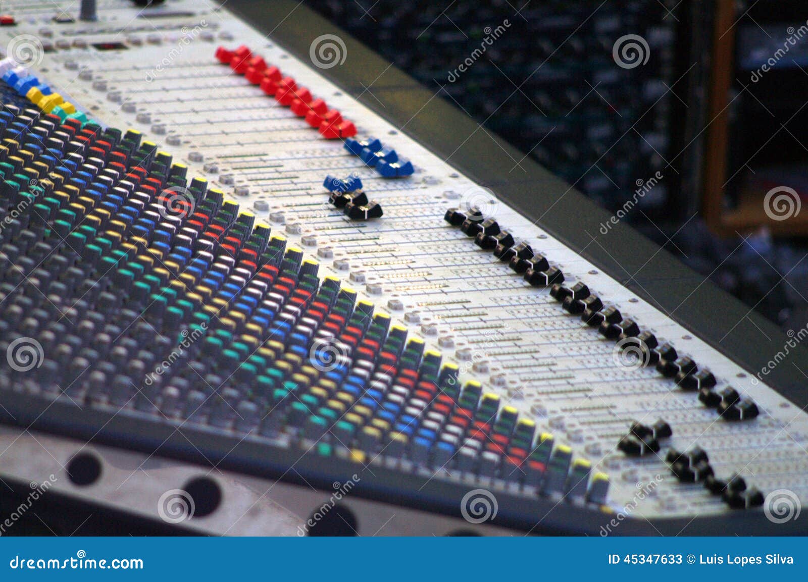 Music mixer stock image. Image of discjockey, sound, professional ...