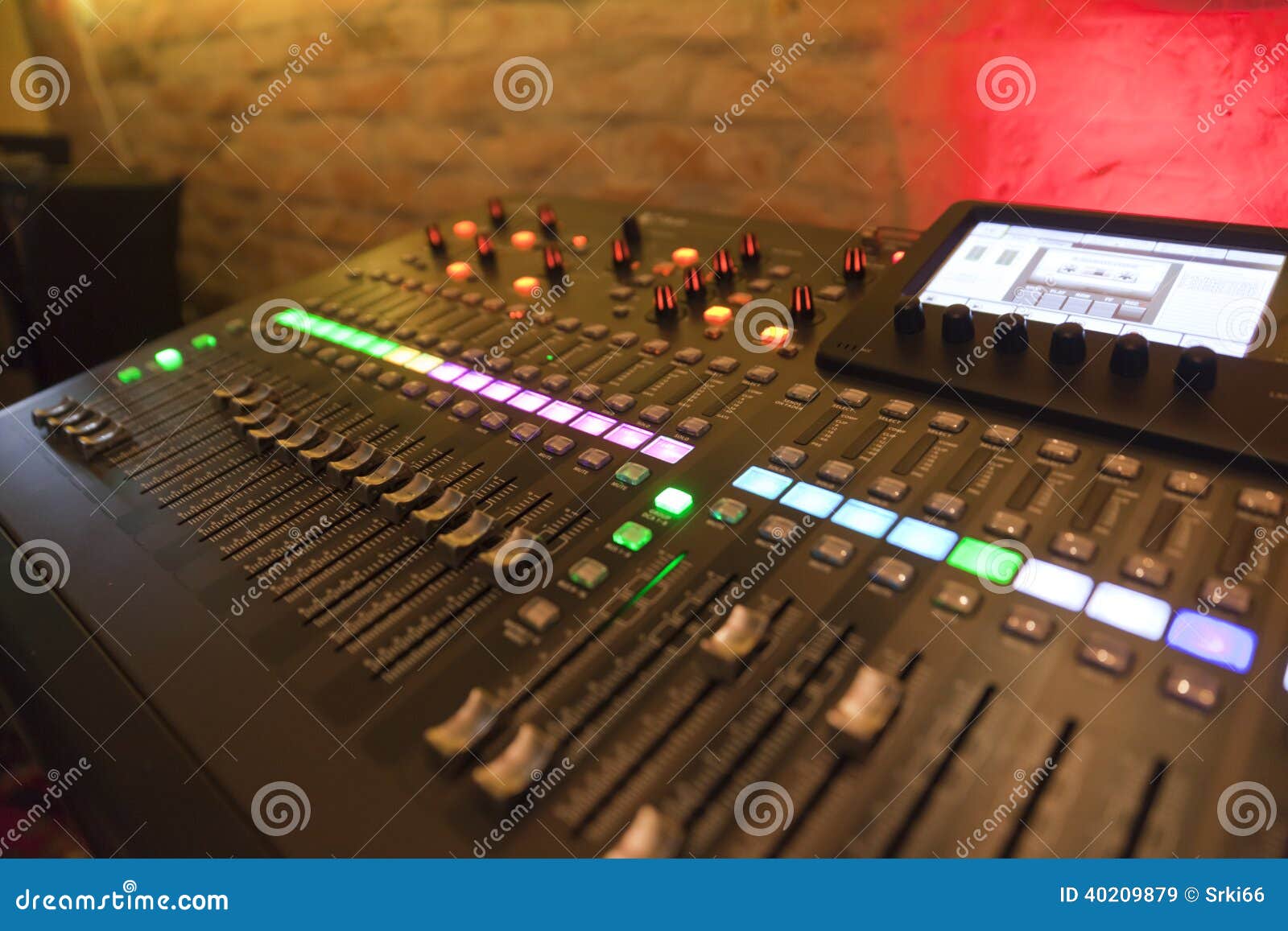 Music mixer stock image. Image of board, bass, concert - 40209879