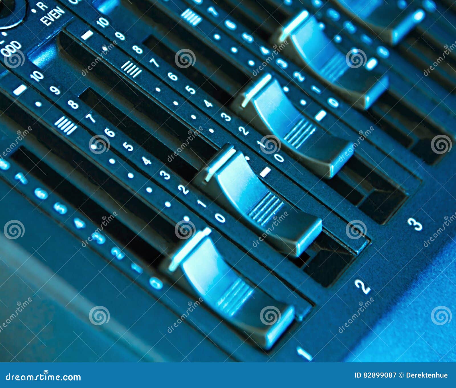 Music mixer stock image. Image of digital, bass, broadcast - 82899087