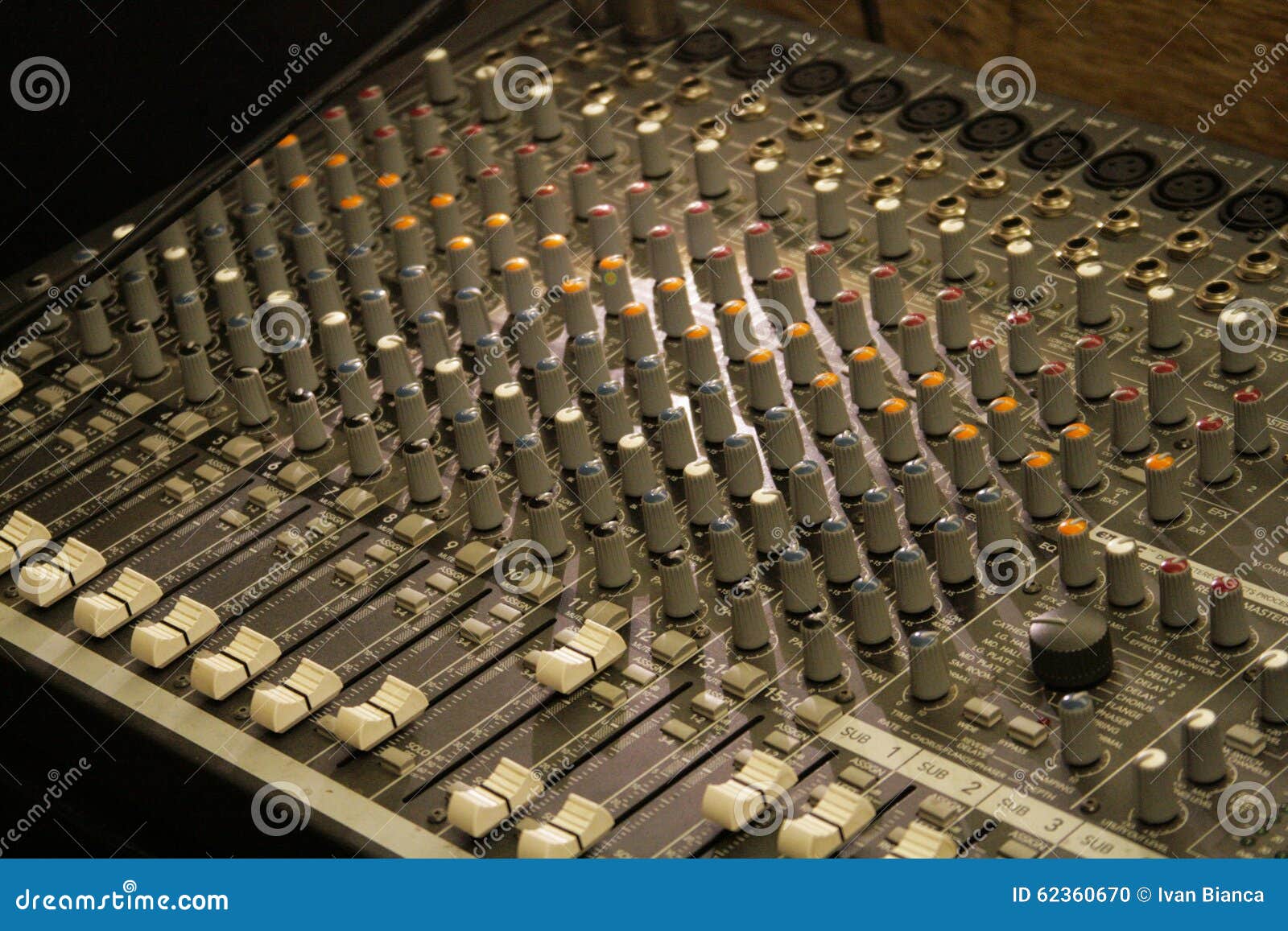 Music Mixer stock photo. Image of entertainment, equalizer - 62360670