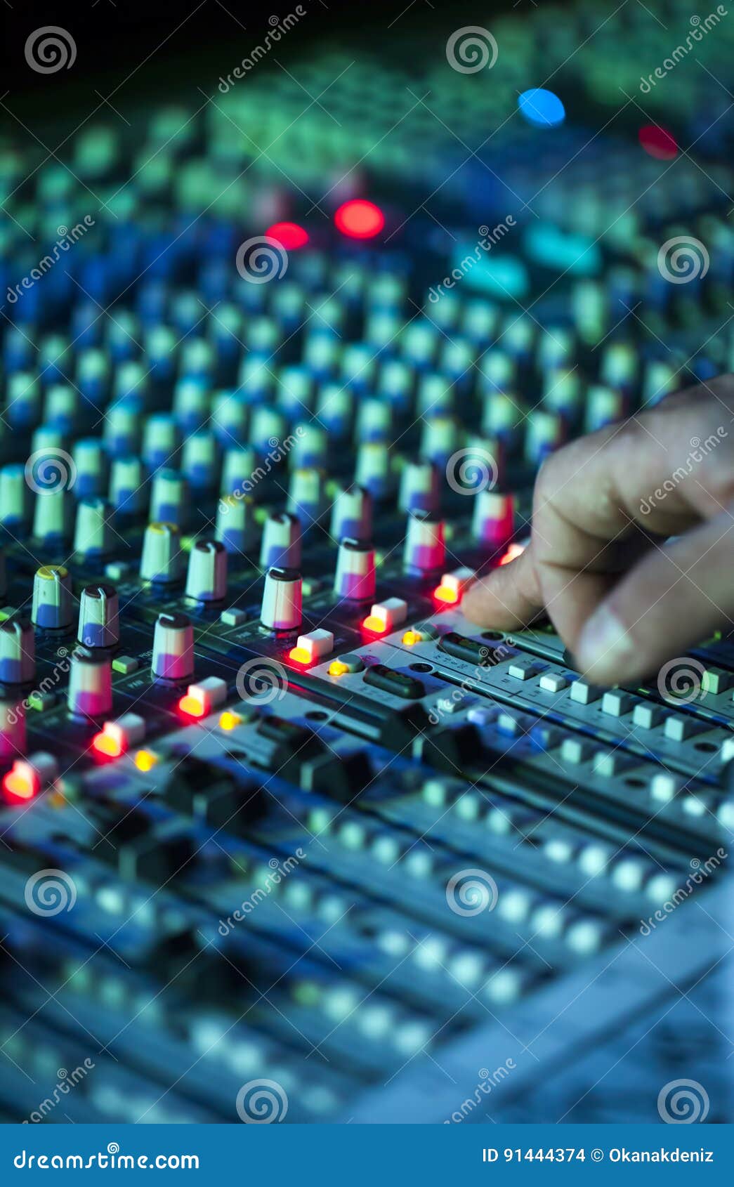 Music Mixer Mastering Sound Stock Photo - Image of digital, mastering ...