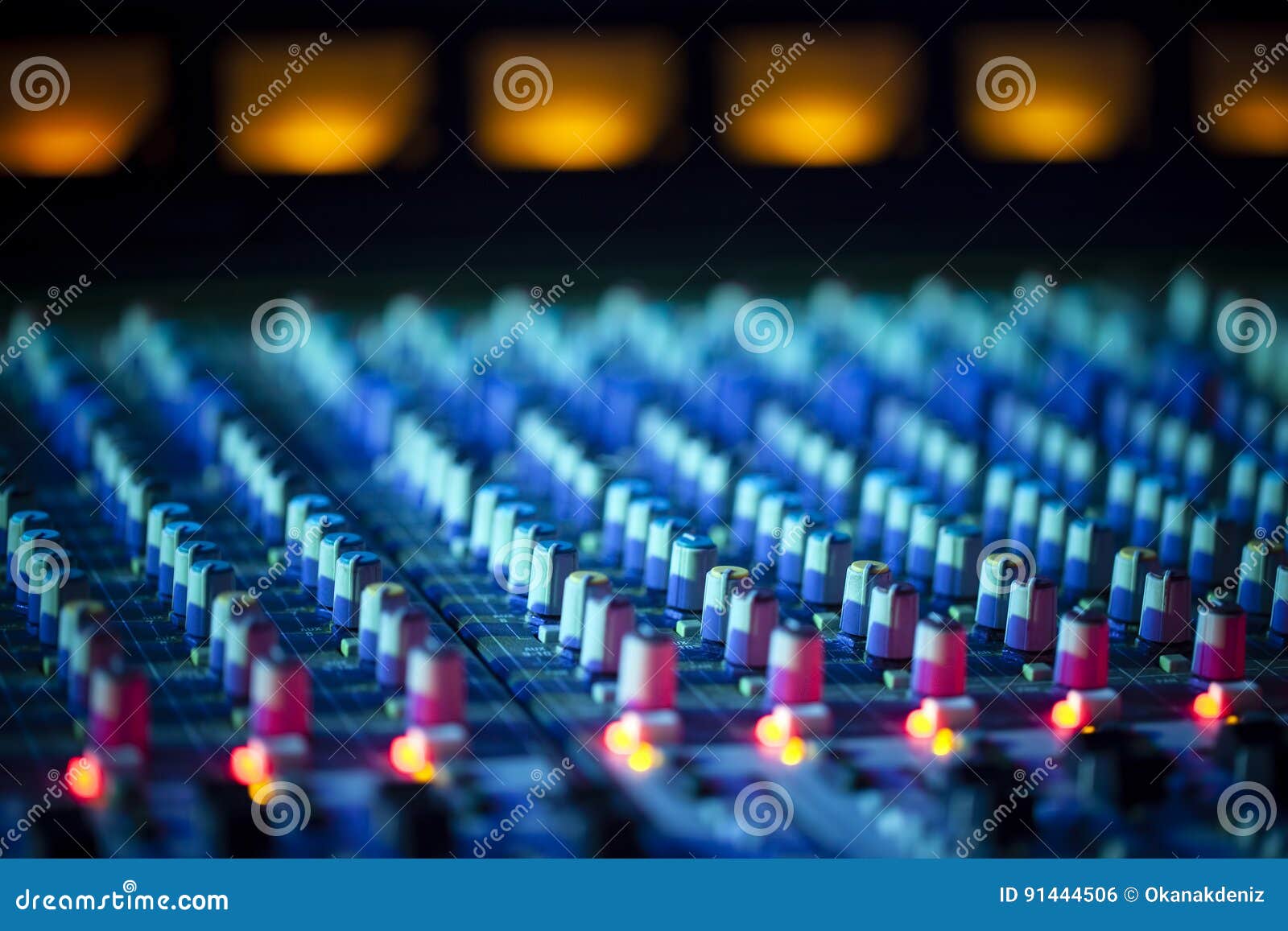 Music Mixer Mastering Sound Stock Photo - Image of instrument, knob ...