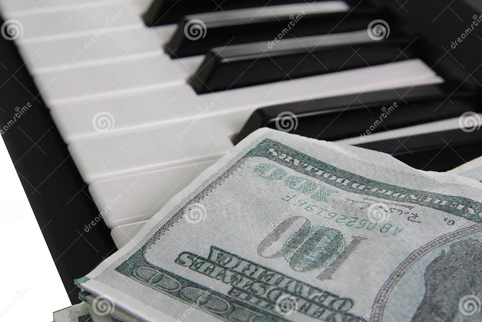 Music for money stock photo. Image of money, white, close - 4107600